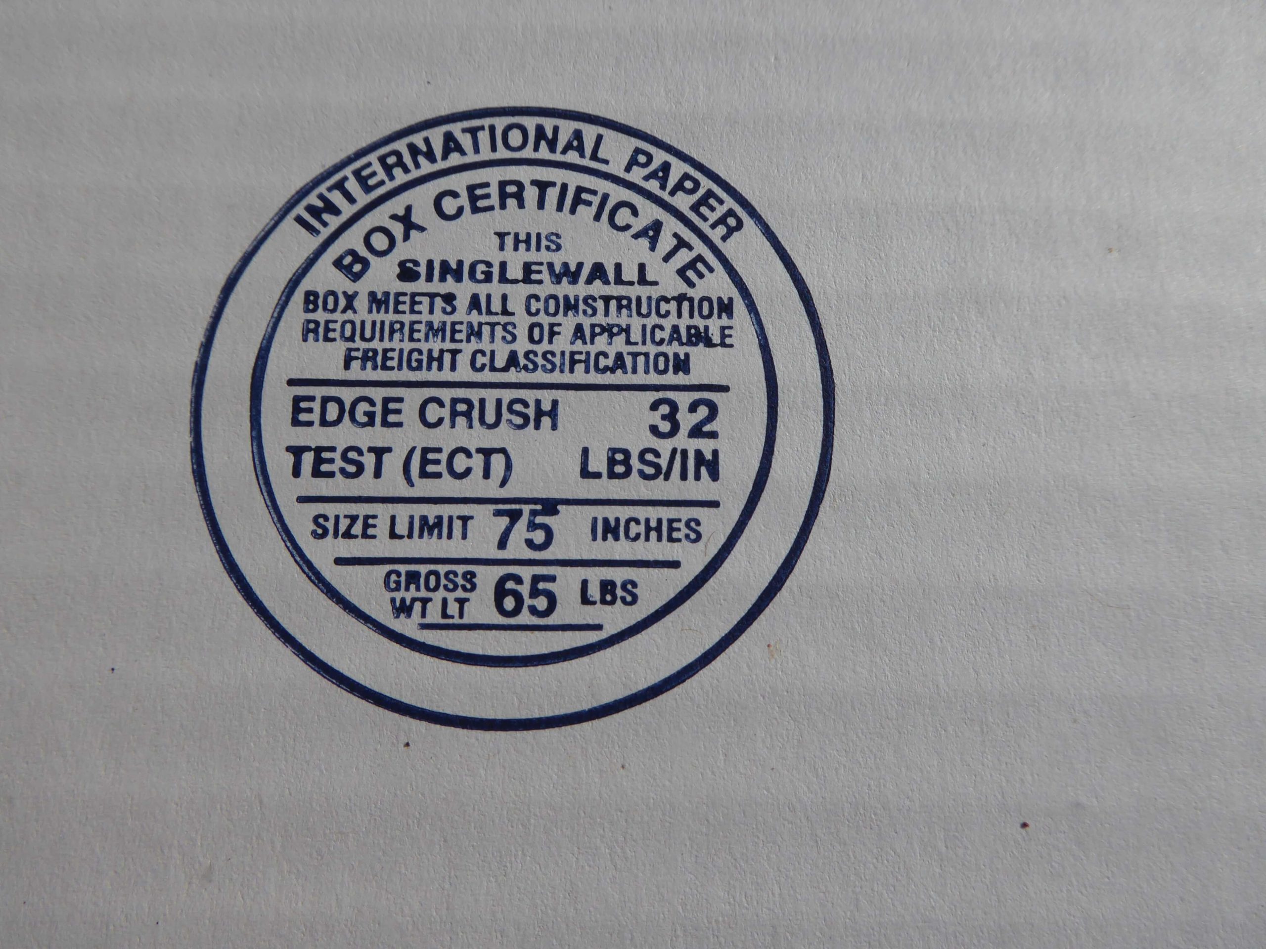 International Paper Single Wall Cardboard Boxes (1) Lot of 150 Pcs ...