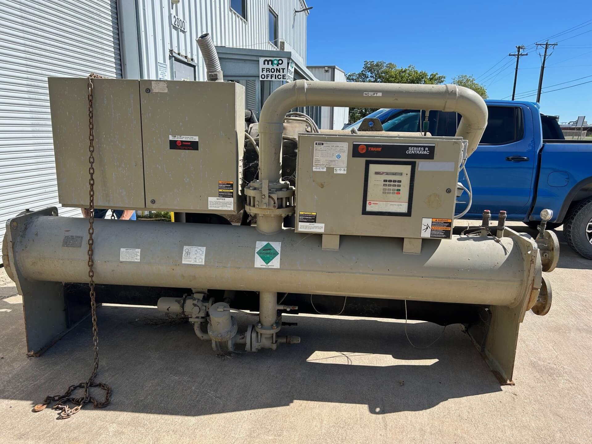 Trane 150 Ton Rotary Chiller C2120CN - Lanco Corporation | Used ...