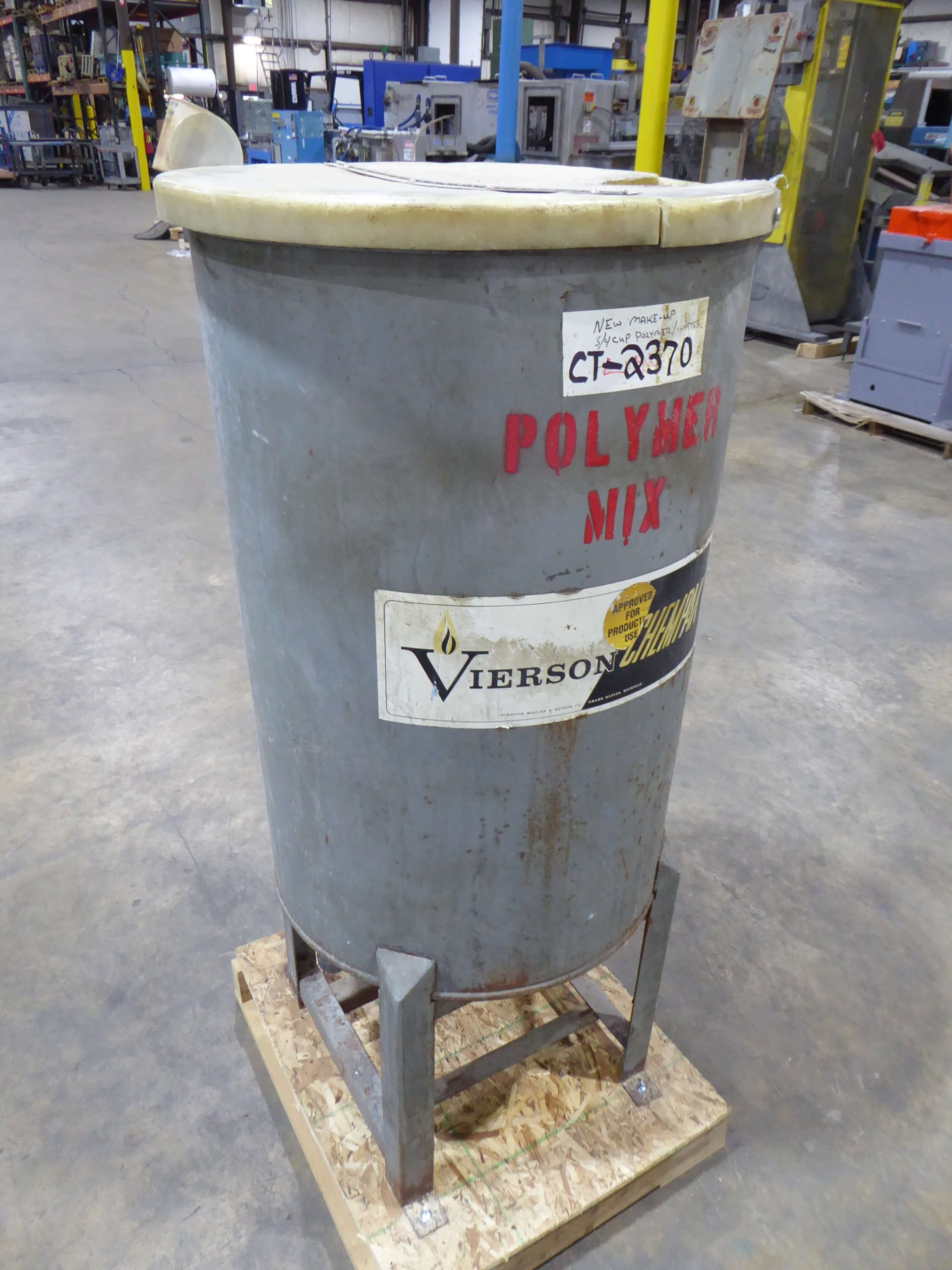 50 Gallon Poly Round Tank CT2370C - Lanco Corporation | Used Industrial ...