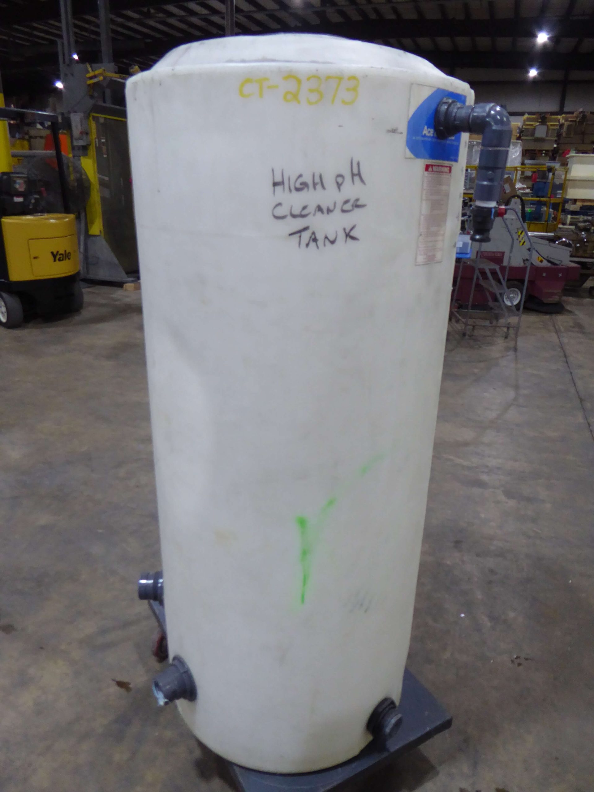 160 Gallon Poly Round Tank CT2373 - Lanco Corporation | Used Industrial ...