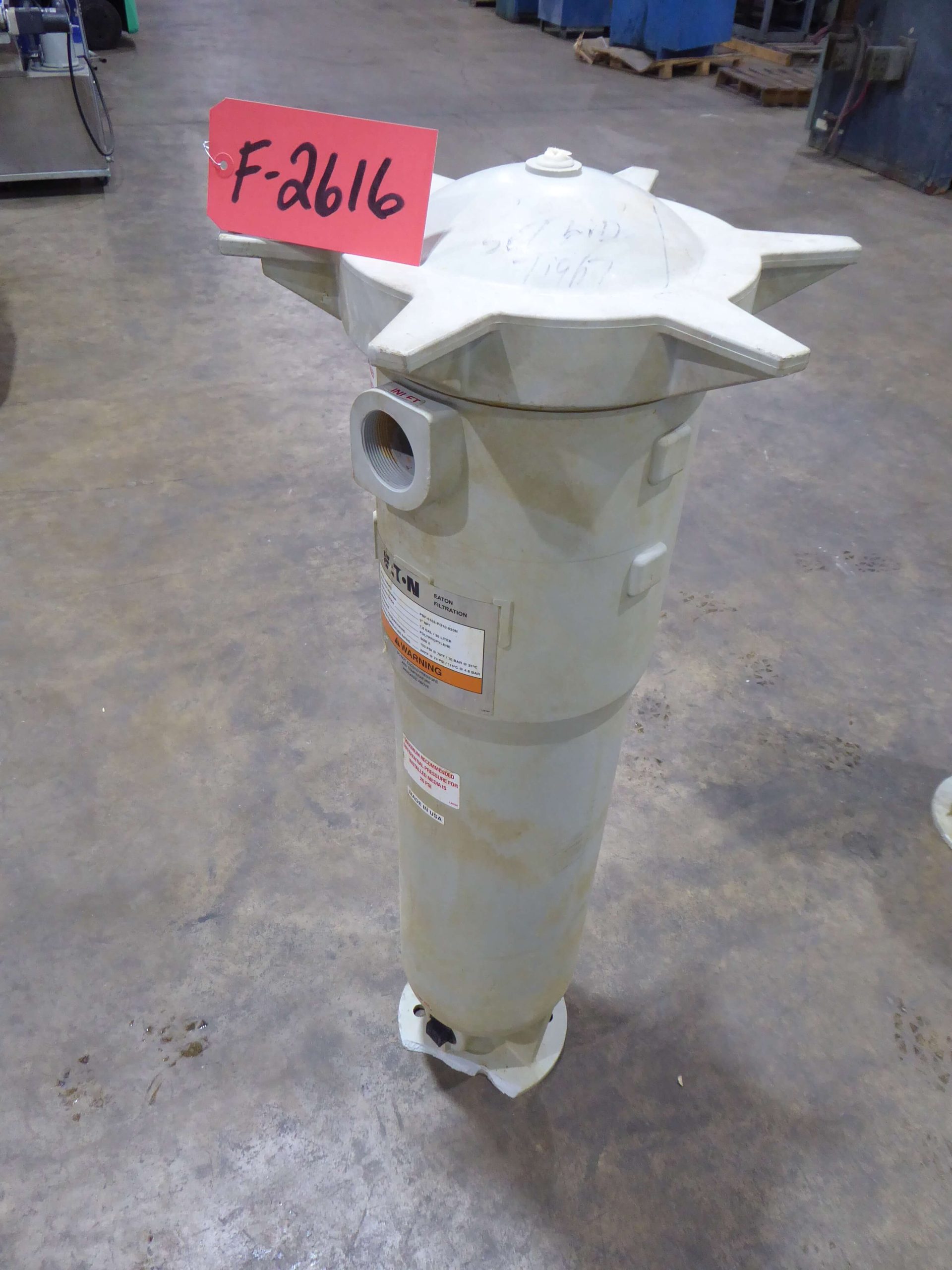 Eaton Filtration 150 GPH Bag Filter F2616 - Lanco Corporation | Used ...