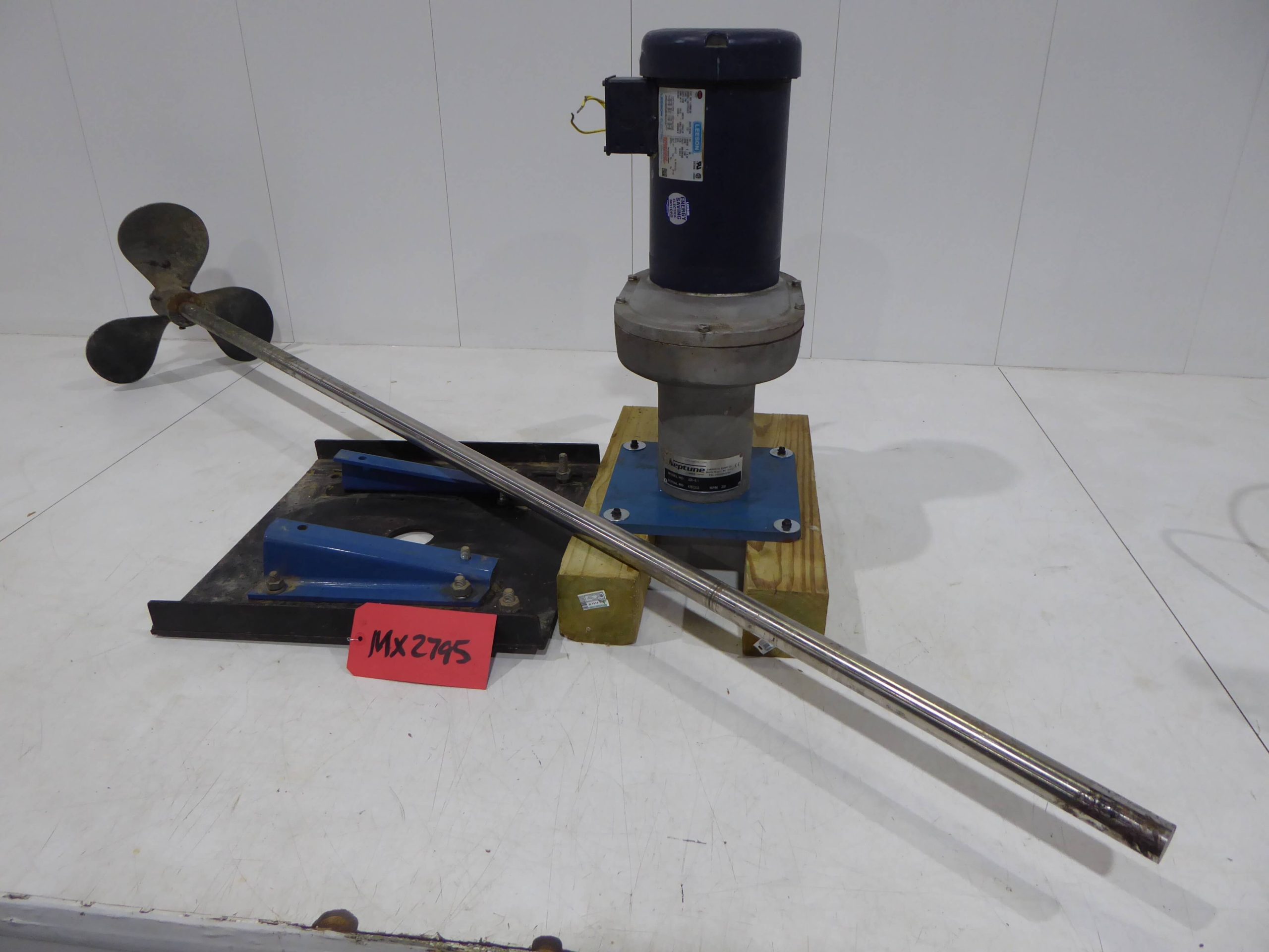 Neptune 3 HP Mixer MX2795 - Lanco Corporation | Used Industrial Equipment