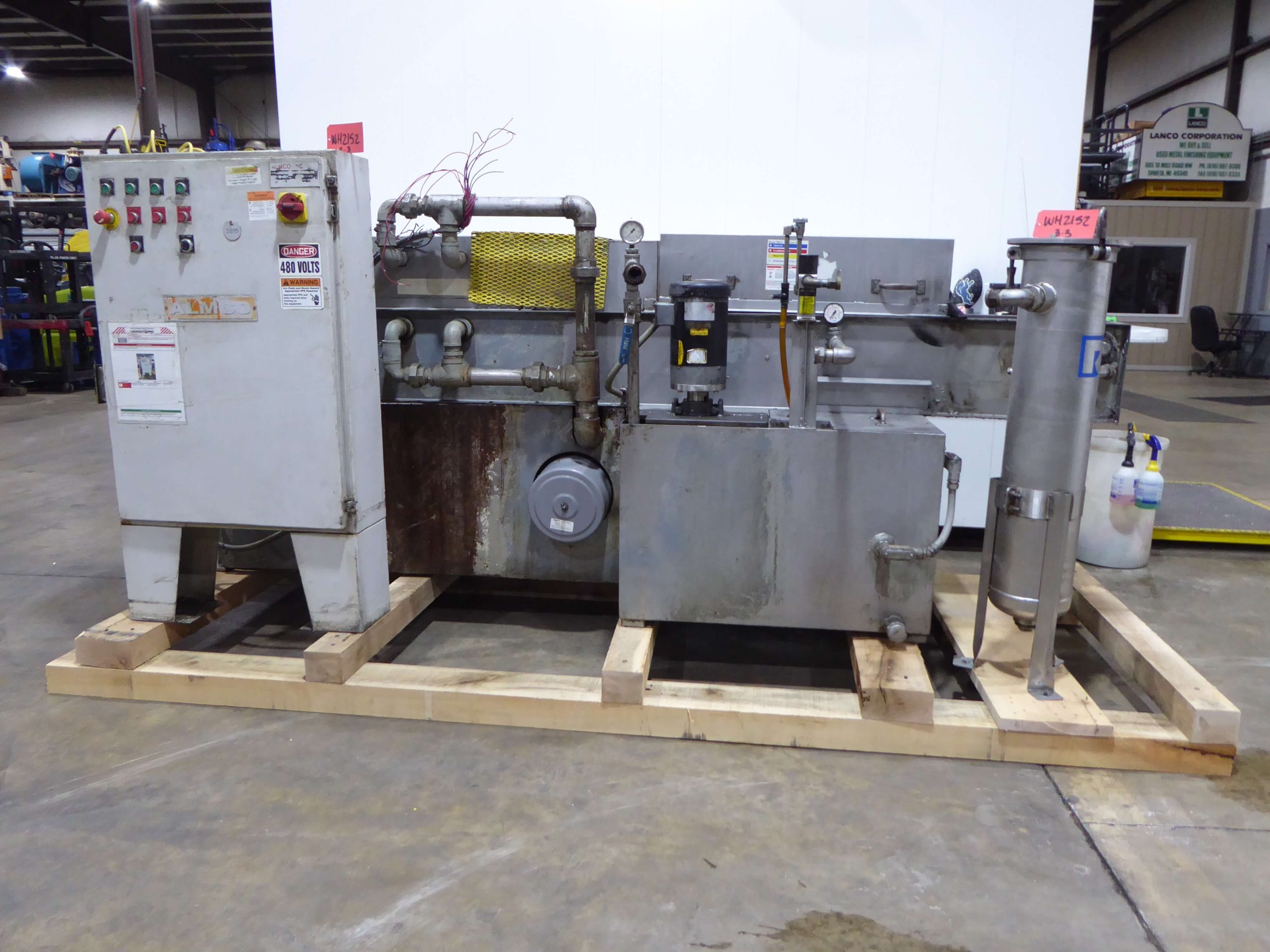 Almco Continuous Belt Washer WH2152