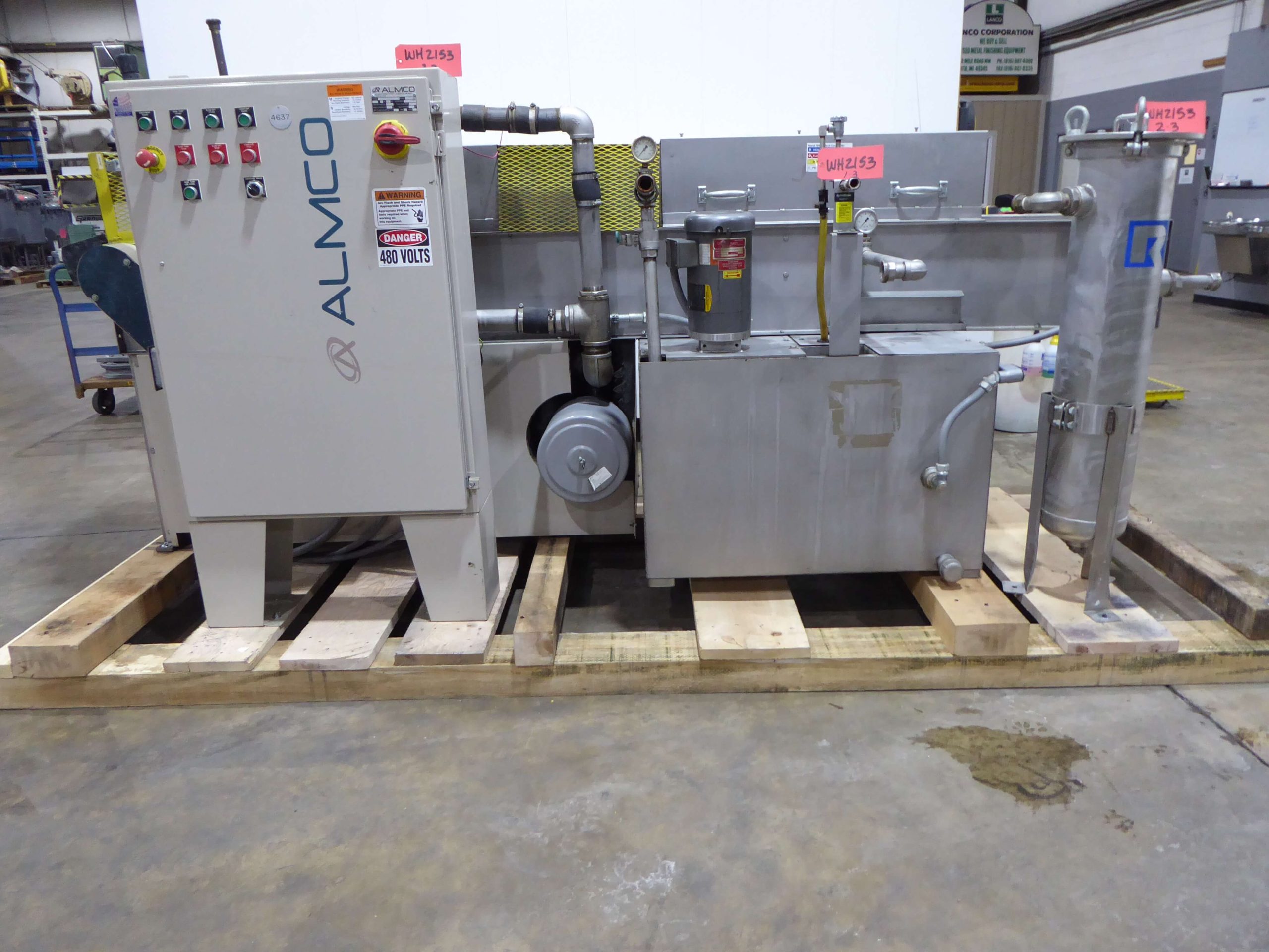 Almco Continuous Belt Washer WH2153 - Lanco Corporation | Used ...