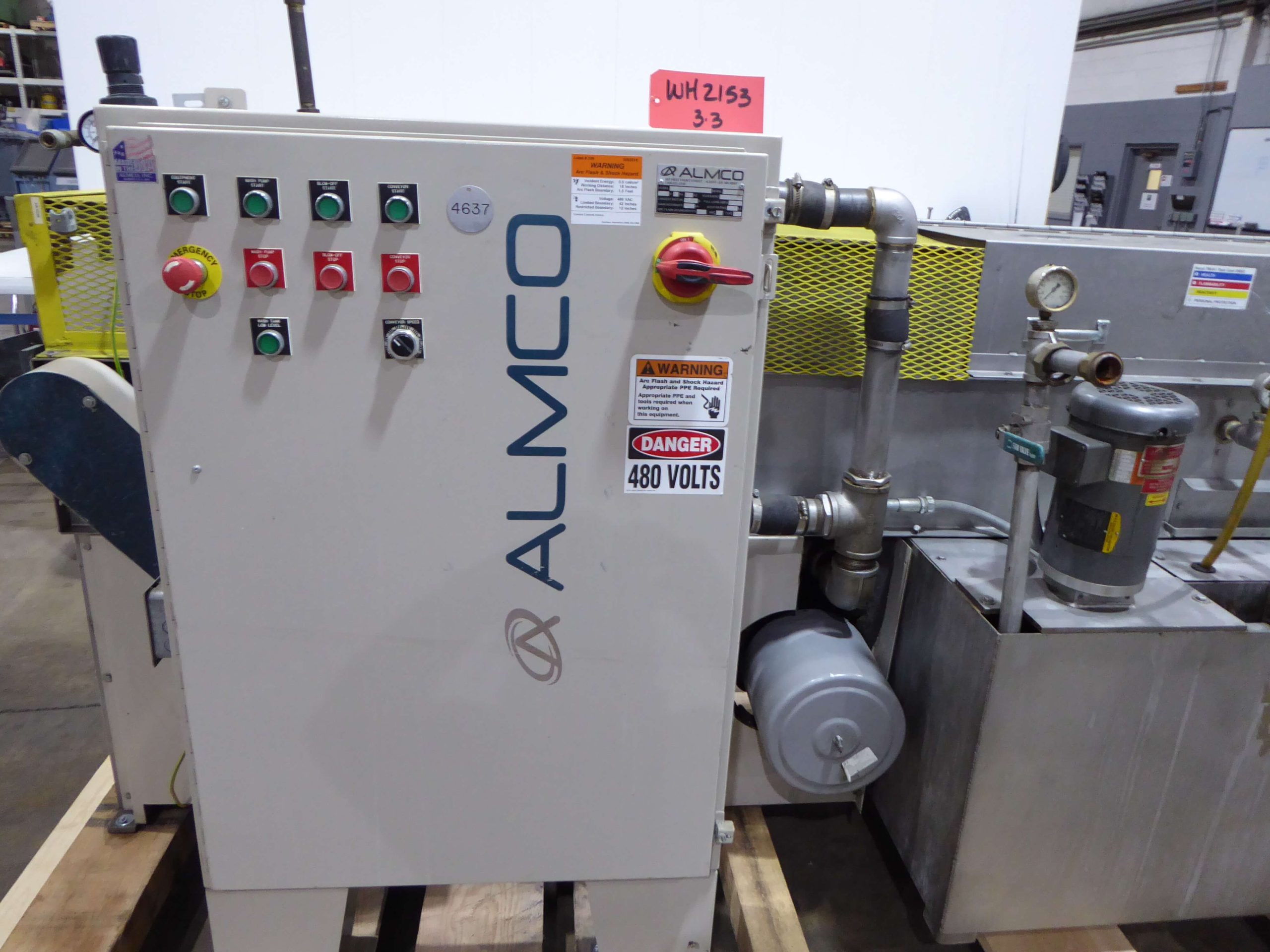 Almco Continuous Belt Washer WH2153