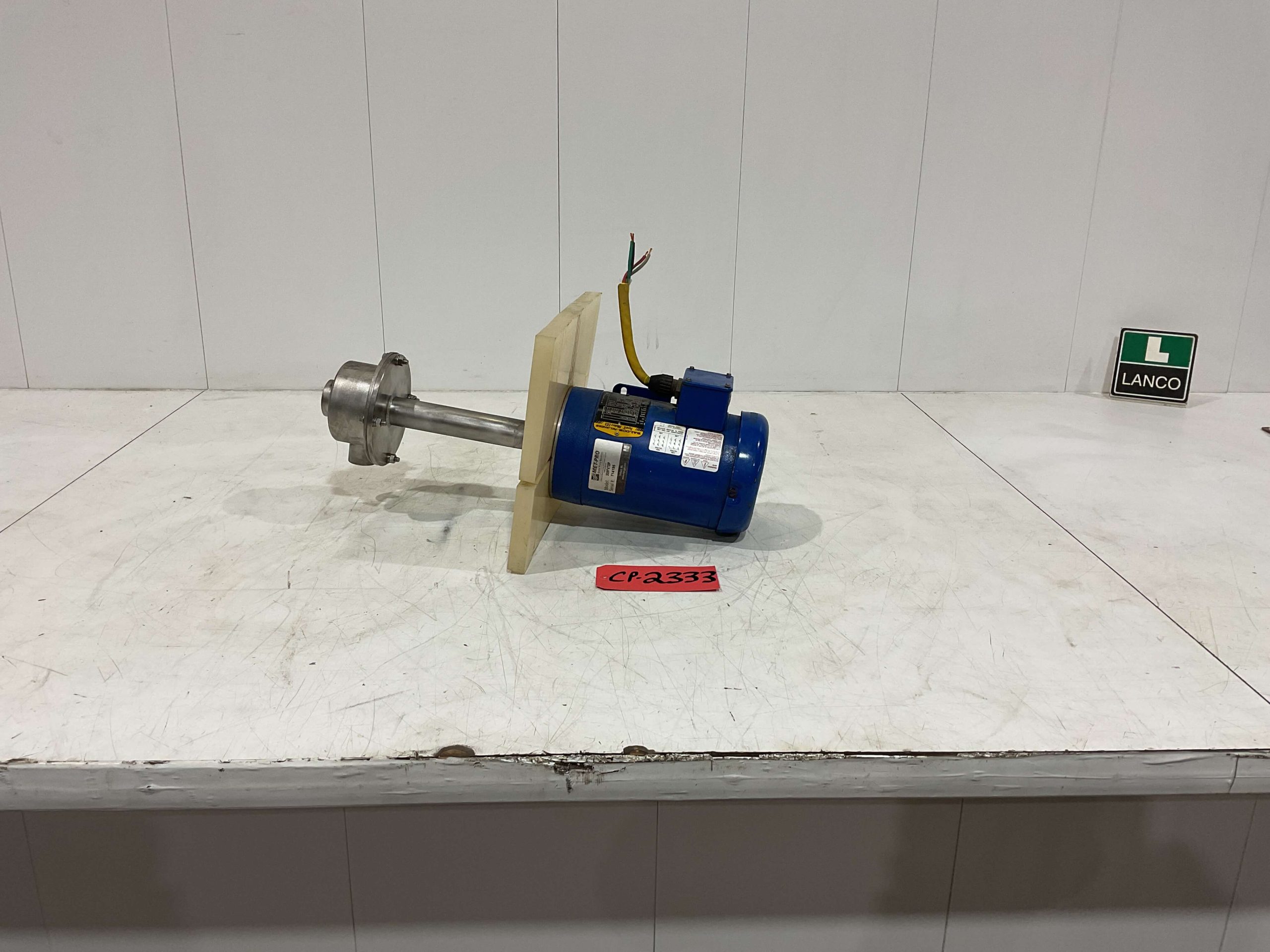 Met-Pro 2 HP 1.5" Inlet 1" Outlet Centrifugal Pump CP2333 - Lanco ...