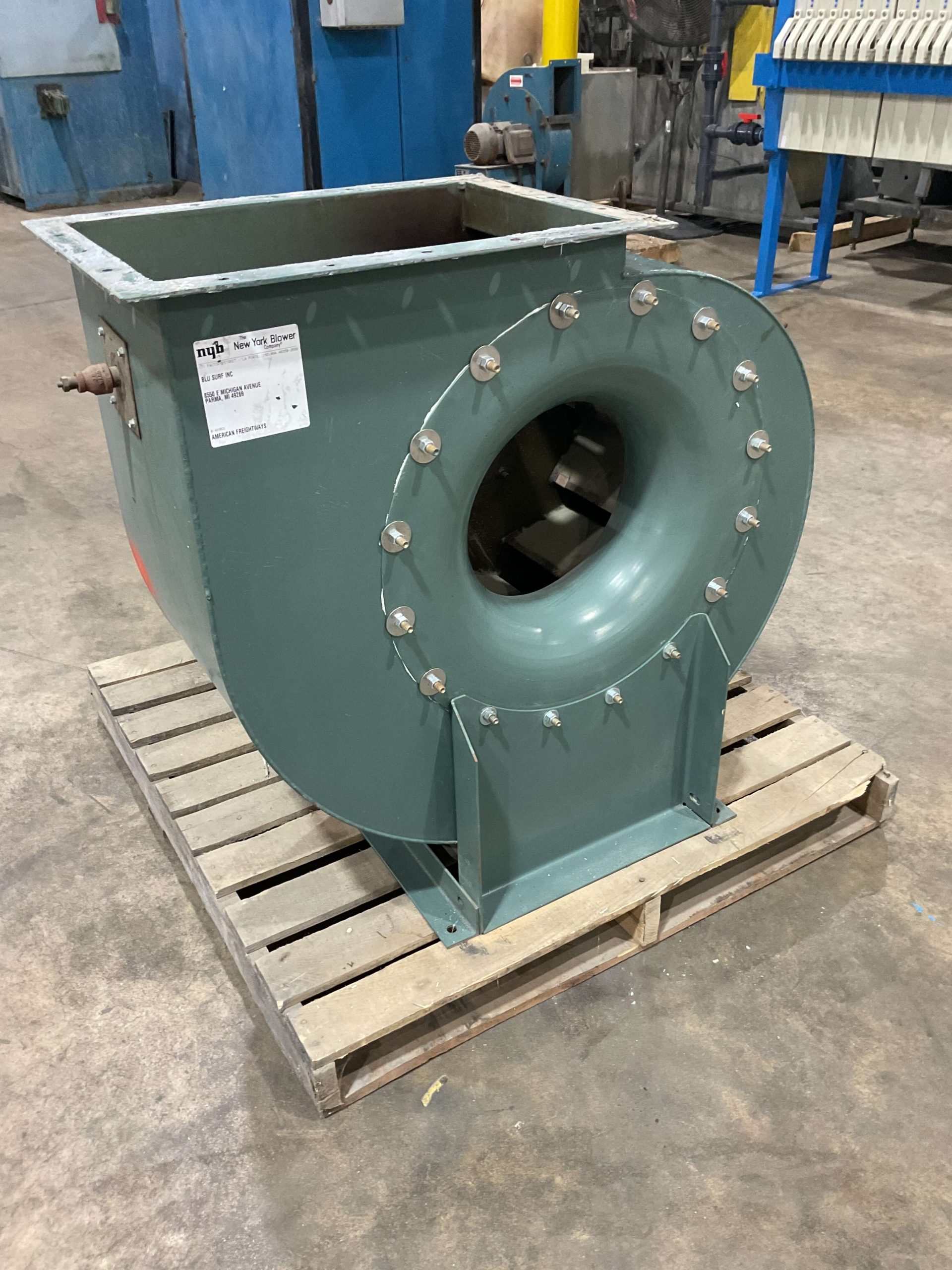 New York Blower 3 HP Steel Exhaust Blower EB2357 - Lanco Corporation ...