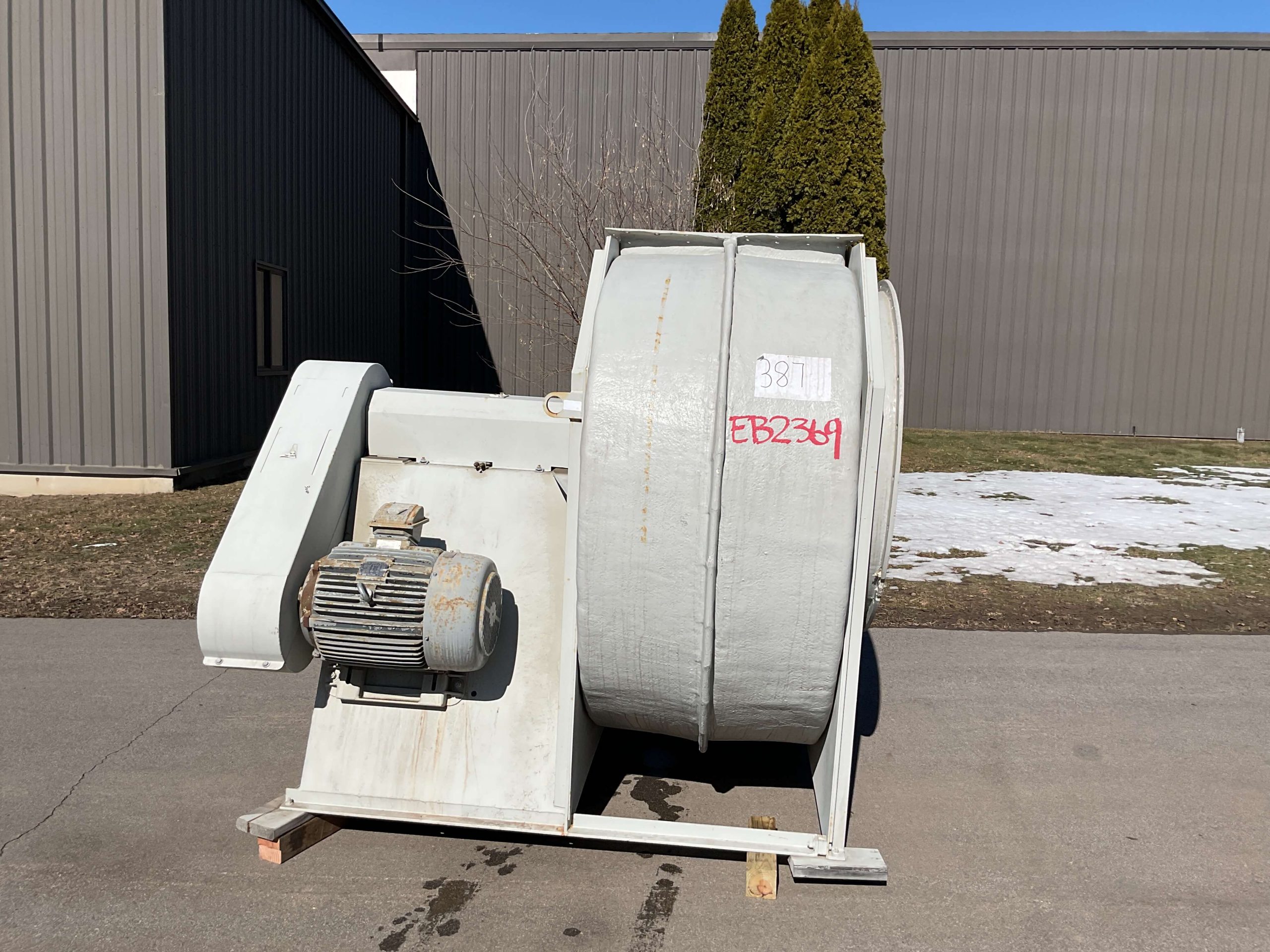 Aerovent 21000 CFM 30 HP Fiberglass Exhaust Blower EB2369 - Lanco ...