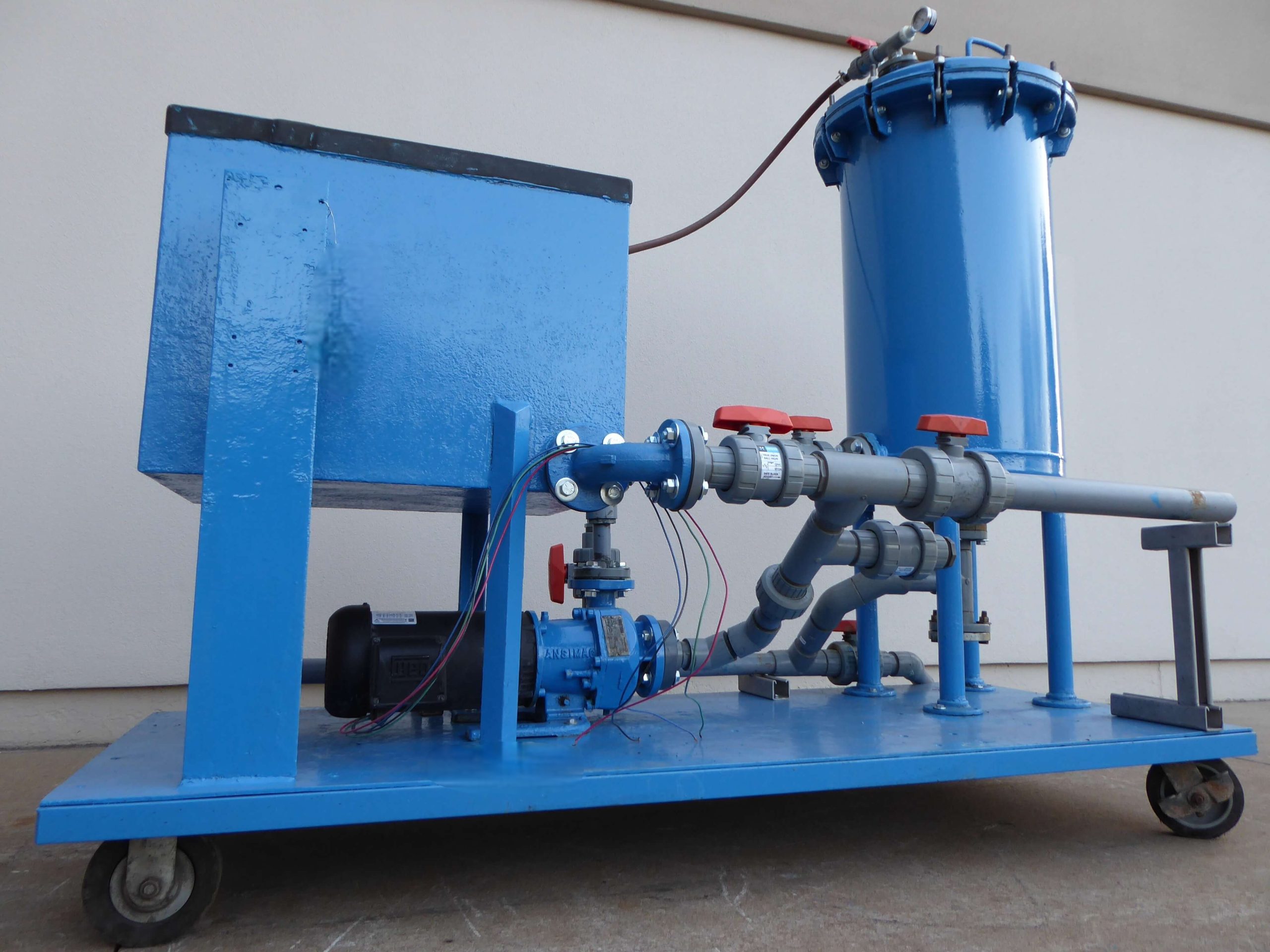 Slim Line 4500 GPH Horizontal Disc Filter F2624 - Lanco Corporation ...