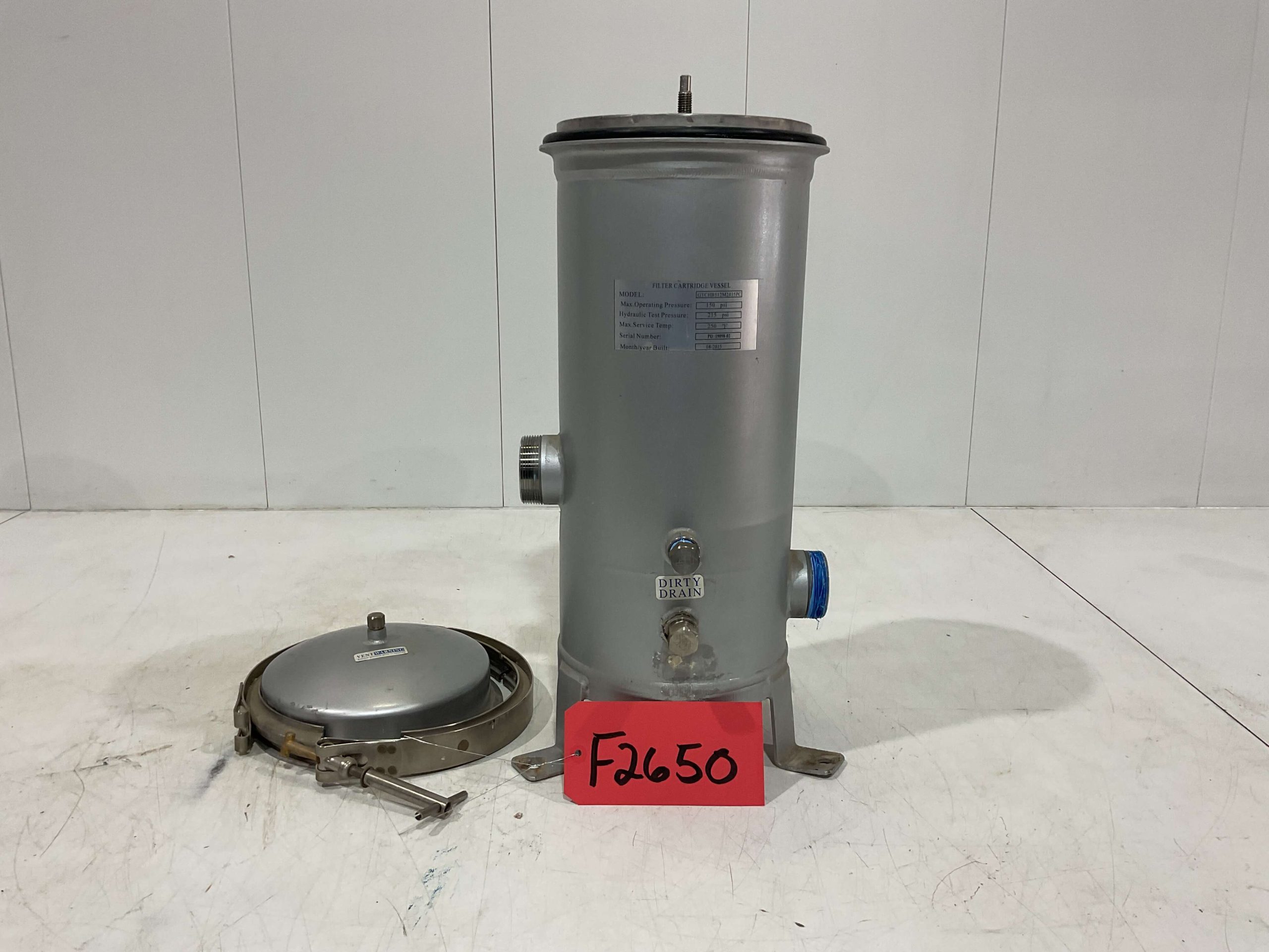 Global Filter 1500 GPH Cartridge Filter F2650 - Lanco Corporation ...