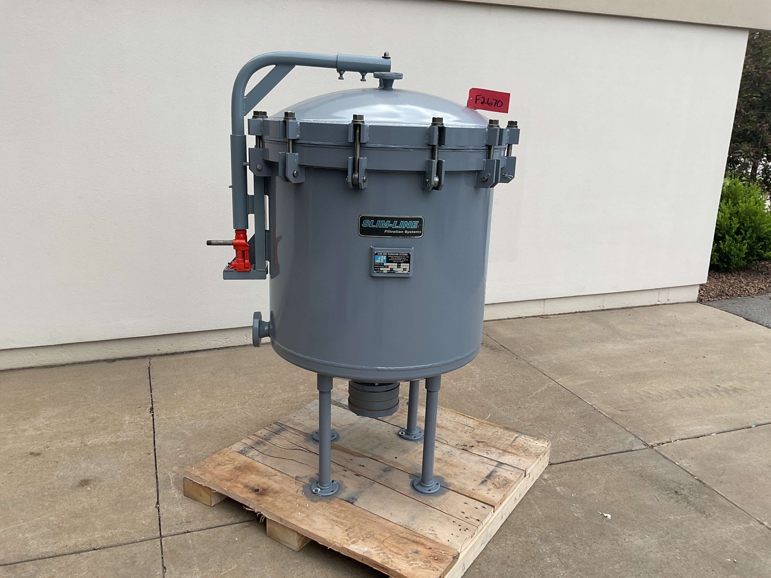 Slim Line 15000 GPH Horizontal Disc Filter F2670 - Lanco Corporation ...