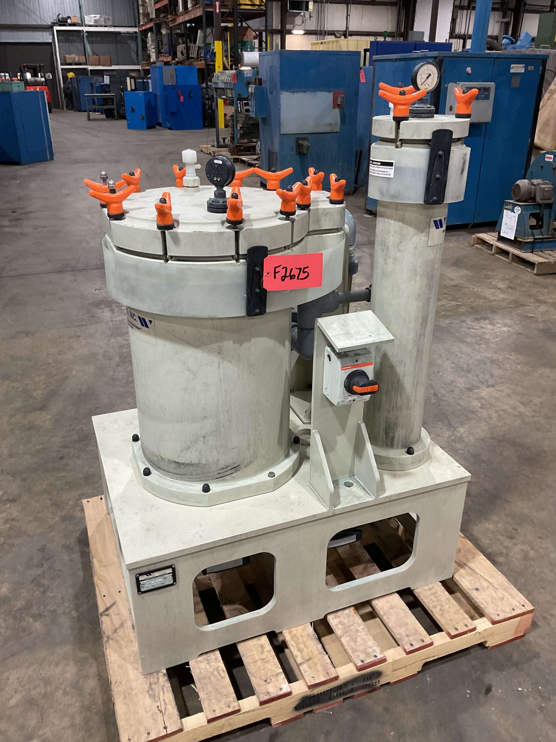 Warco 2400 GPH Carbon Filter F2675 - Lanco Corporation | Used ...