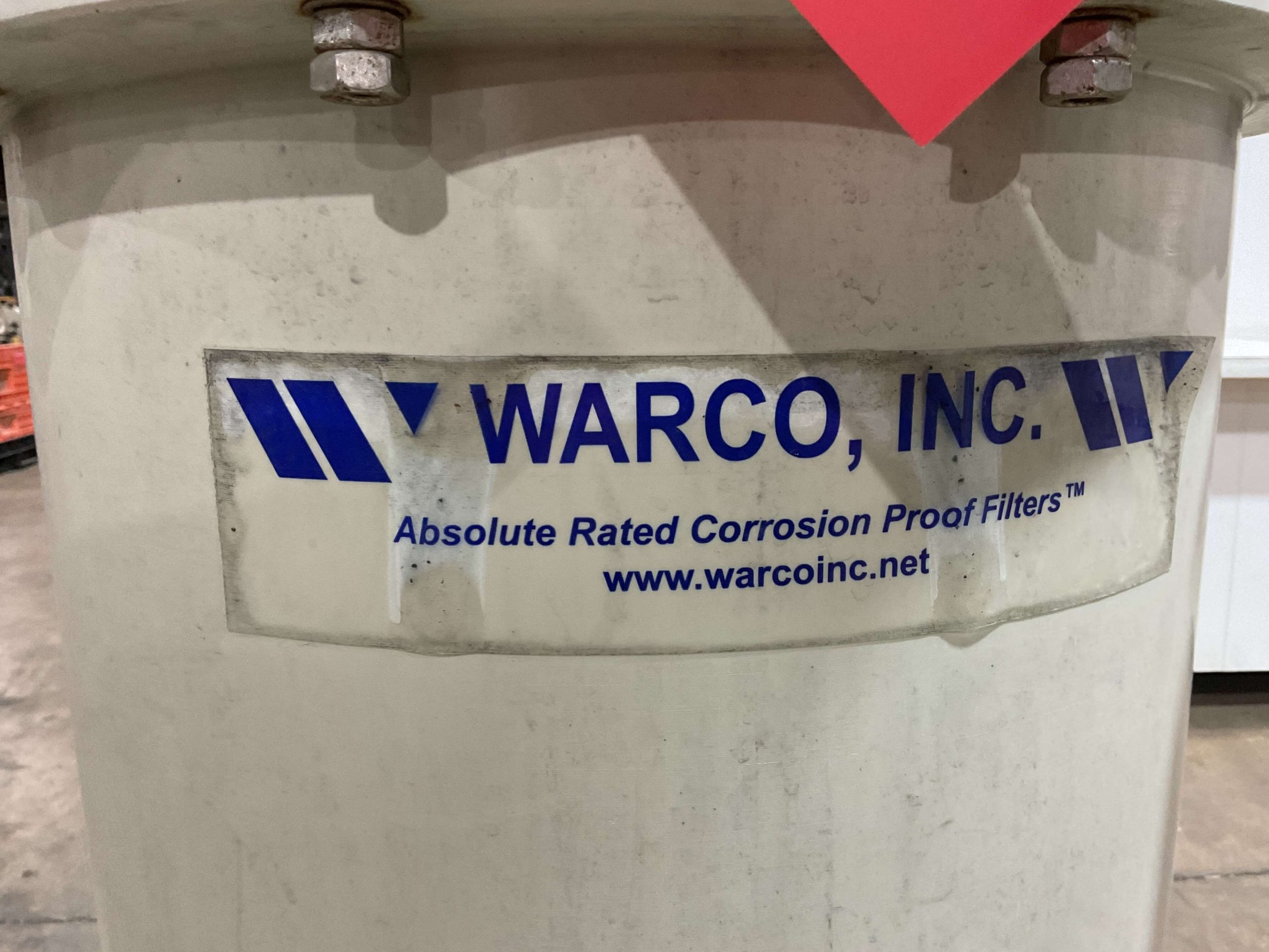Warco 2400 GPH Carbon Filter F2676 - Lanco Corporation | Used ...