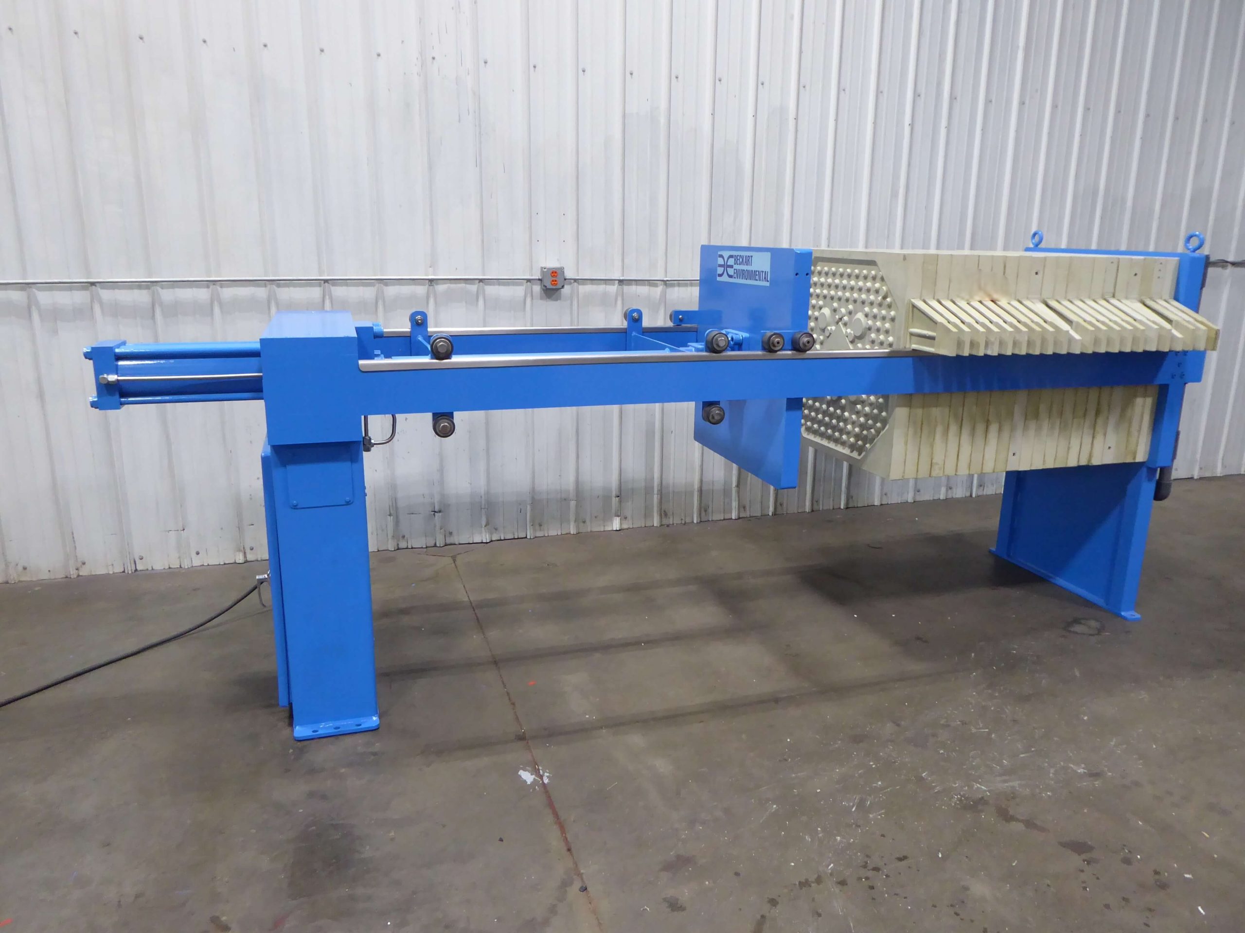 Beckart Hy-Pack 10 Expandable to 17 Cu' Air/Hydraulic Filter Press ...