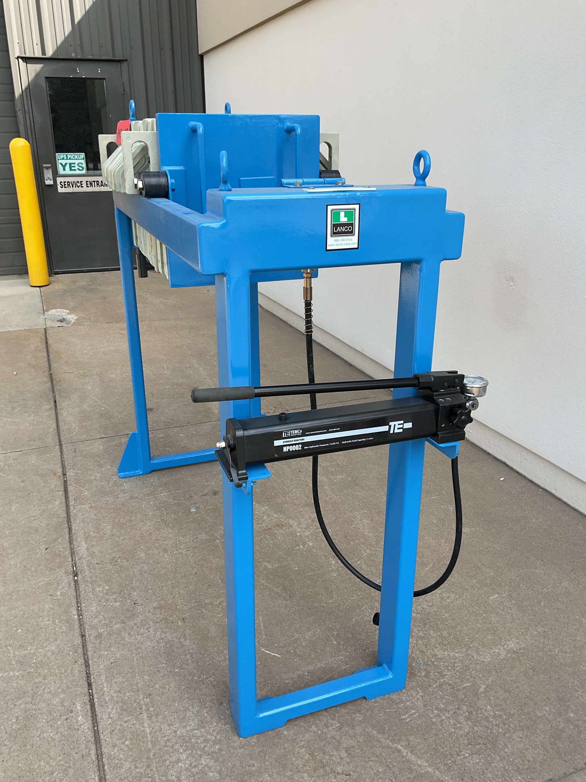 Serfilco 2 Cu' Manual Filter Press FP2608