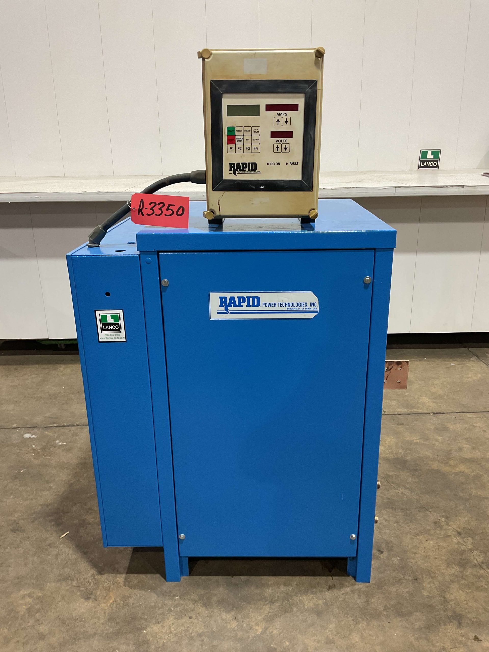 1000 Amp Rapid 9 Volt Rectifier R3350 - Lanco Corporation | Used ...