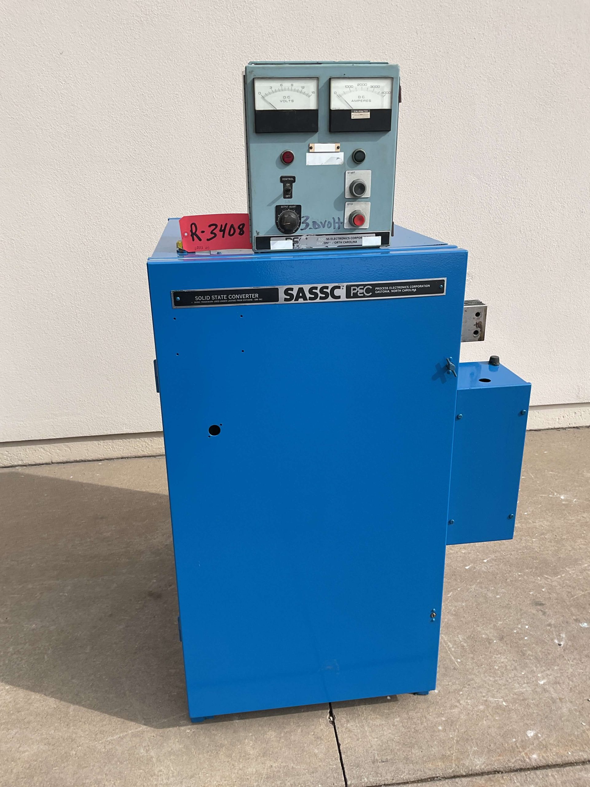 4000 Amp SASSC 6 Volt Rectifier R3408 - Lanco Corporation | Used ...