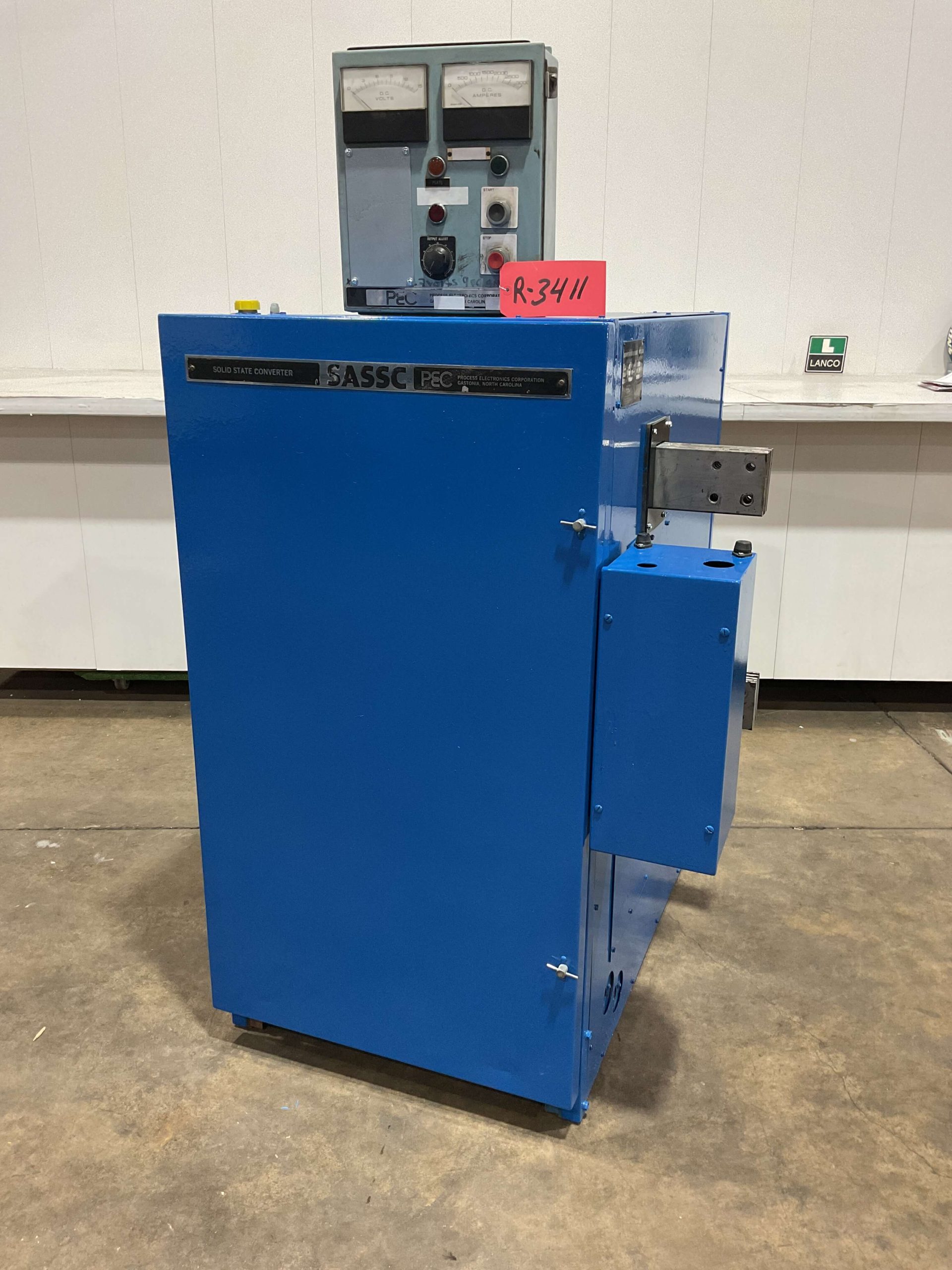 3000 Amp SASSC 6 Volt Rectifier R3411 - Lanco Corporation | Used ...