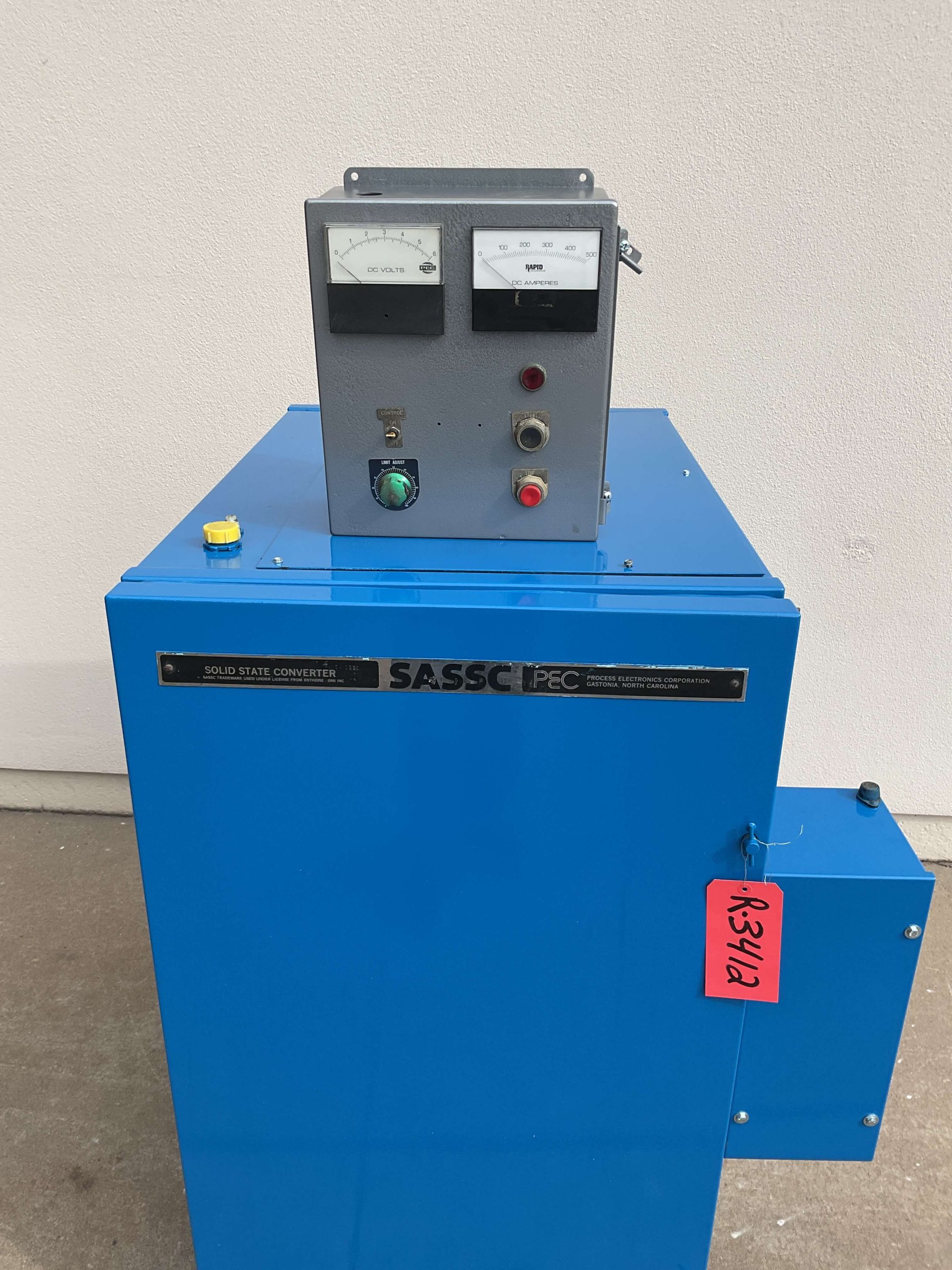 500 Amp SASSC 6 Volt Rectifier R3412 - Lanco Corporation | Used ...
