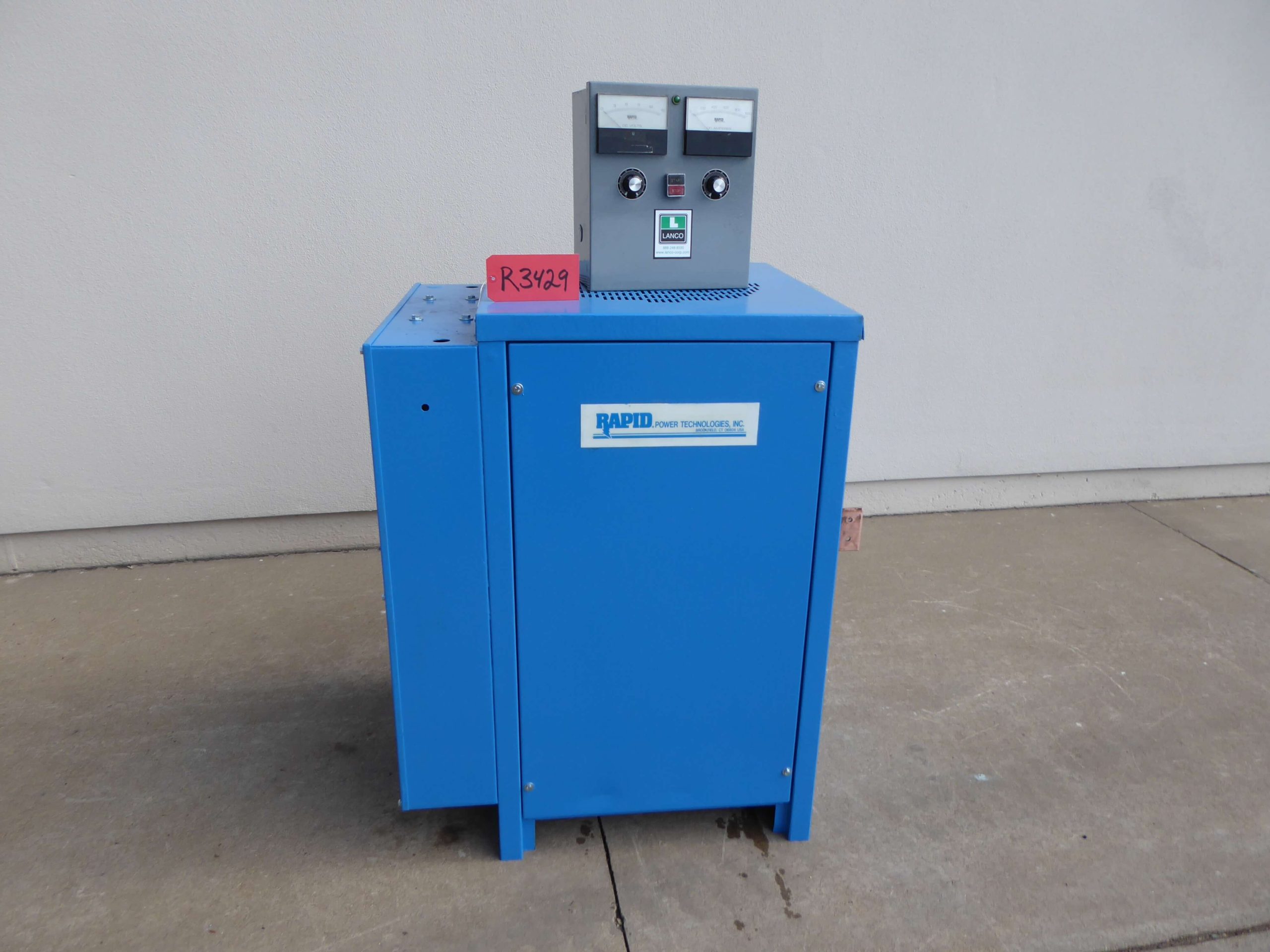 1000 Amp Rapid 9 Volt Rectifier R3429 - Lanco Corporation | Used ...