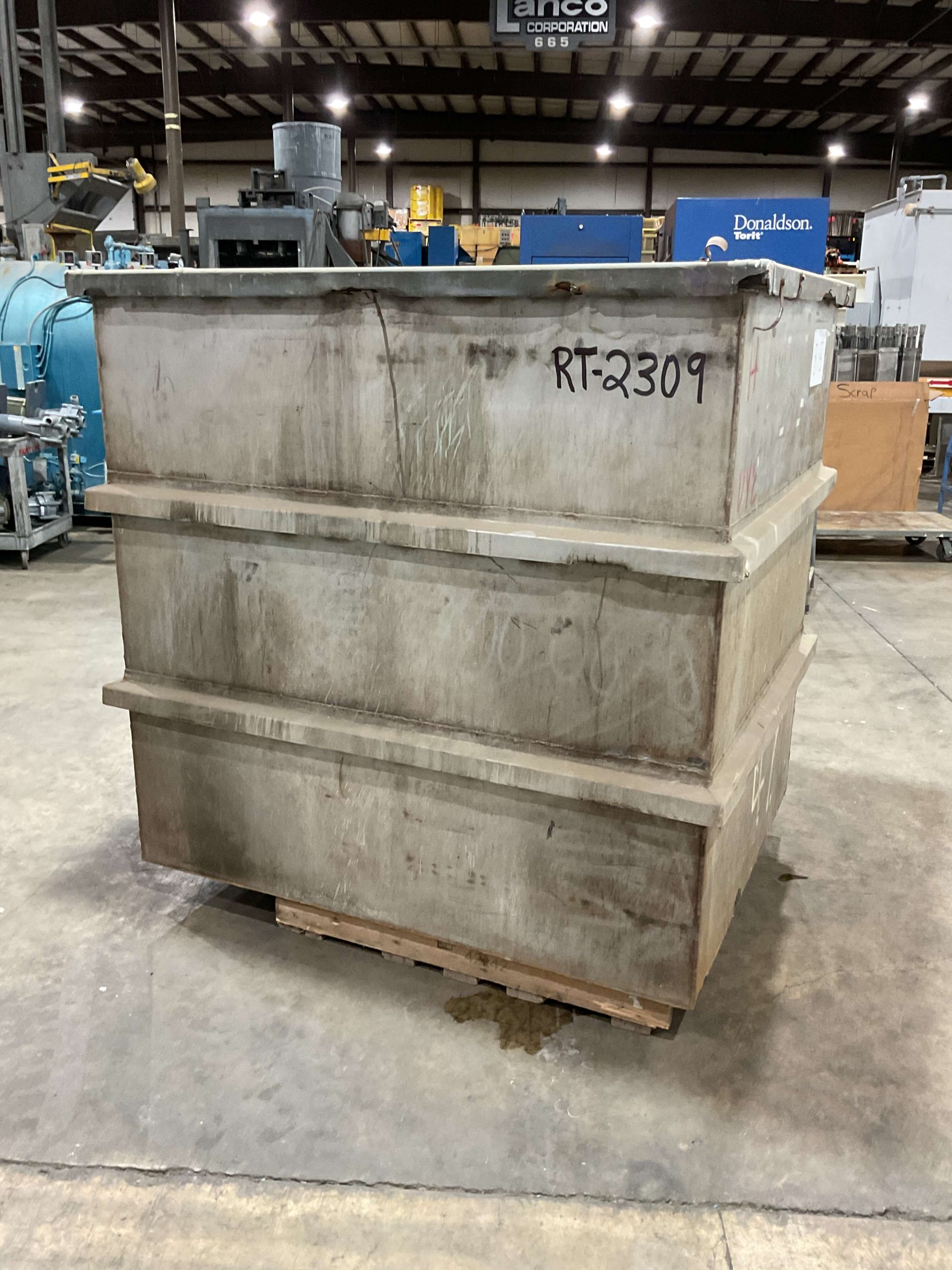 750 Gallon Stainless Steel Rectangular Tank RT2309 - Lanco Corporation ...