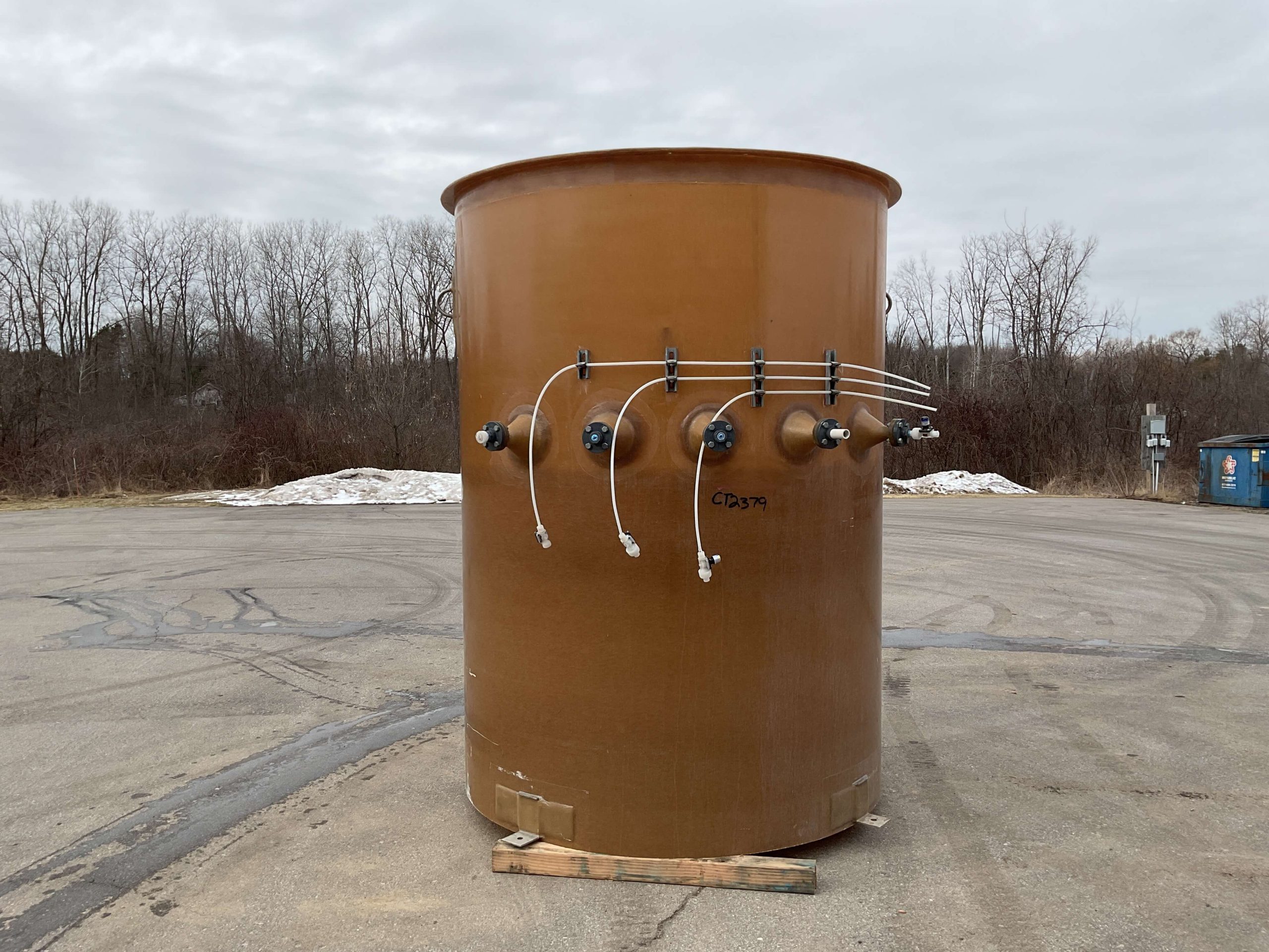 1000 Gallon Vinyl Ester Round Tank CT2379 - Lanco Corporation | Used ...