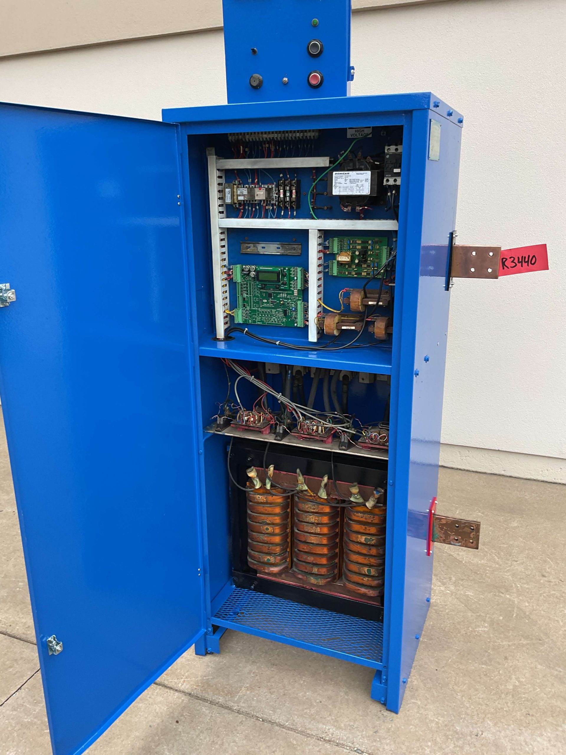 2000 Amp Udylite PEC 12 Volt Rectifier R3440 - Lanco Corporation | Used Industrial Equipment