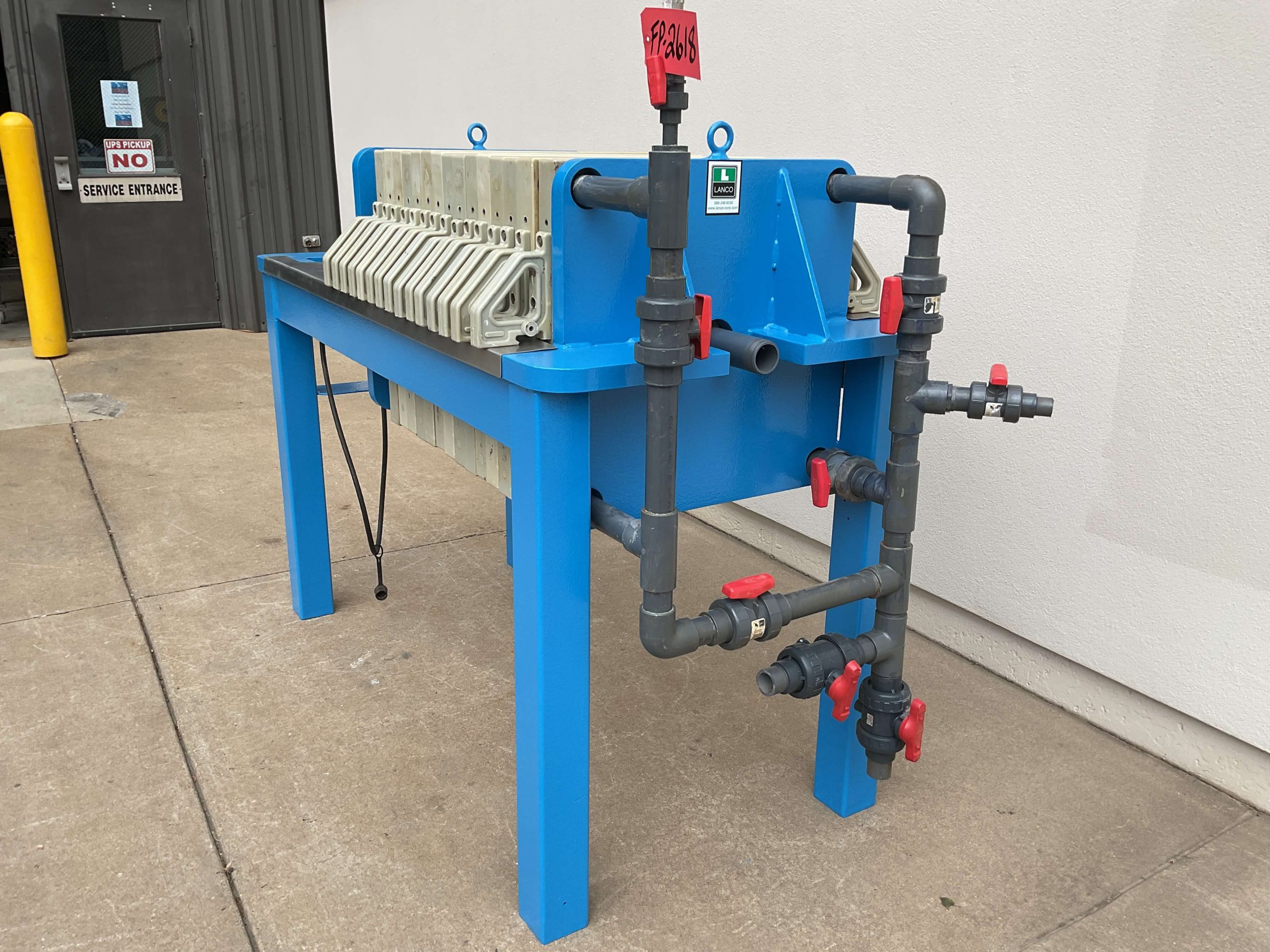 A Brite 5 Cu' Air/Hydraulic Filter Press FP2618 - Lanco Corporation ...