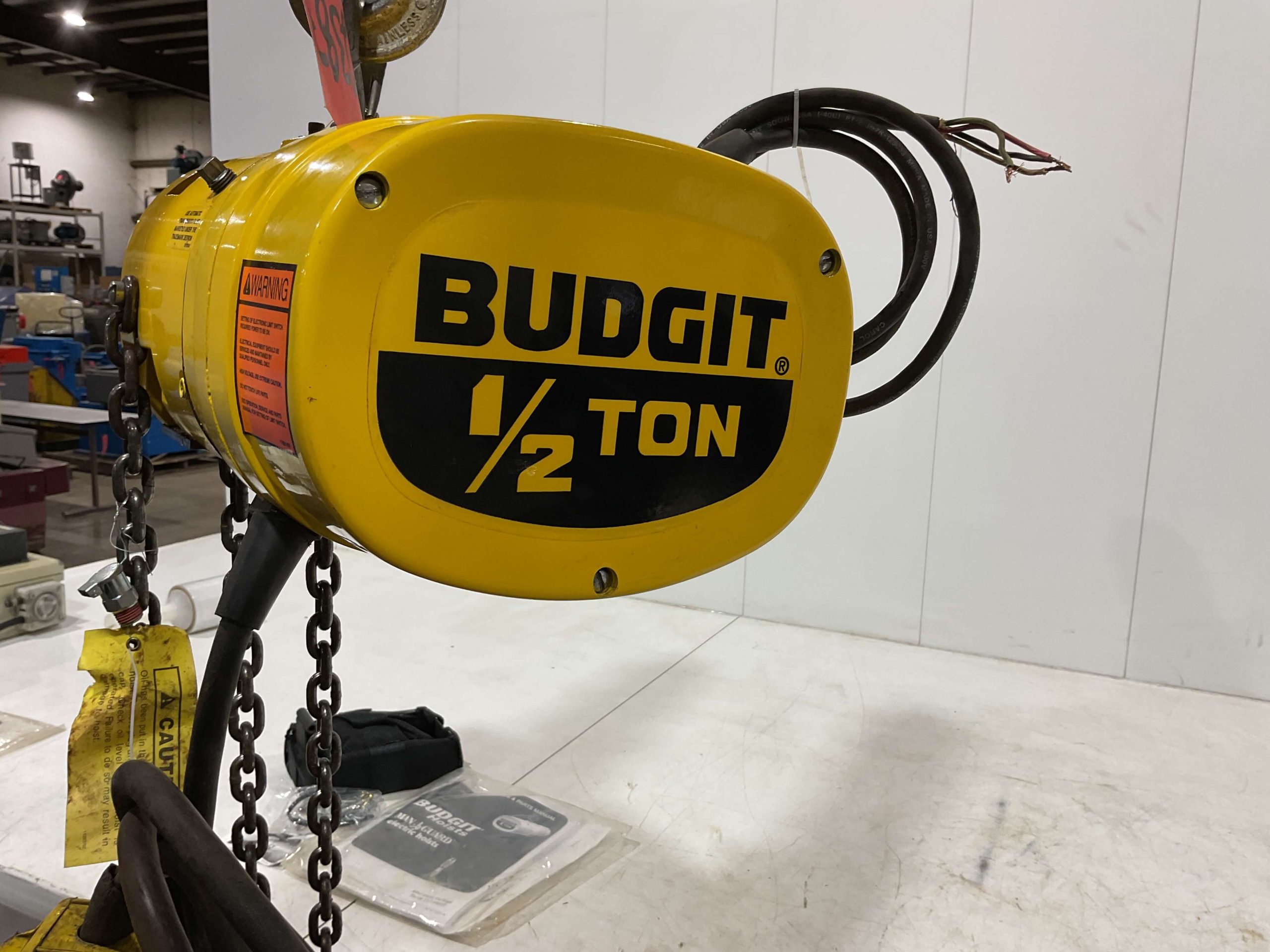 Budgit .50 Ton Chain Hoist H2383 - Lanco Corporation | Used Industrial ...