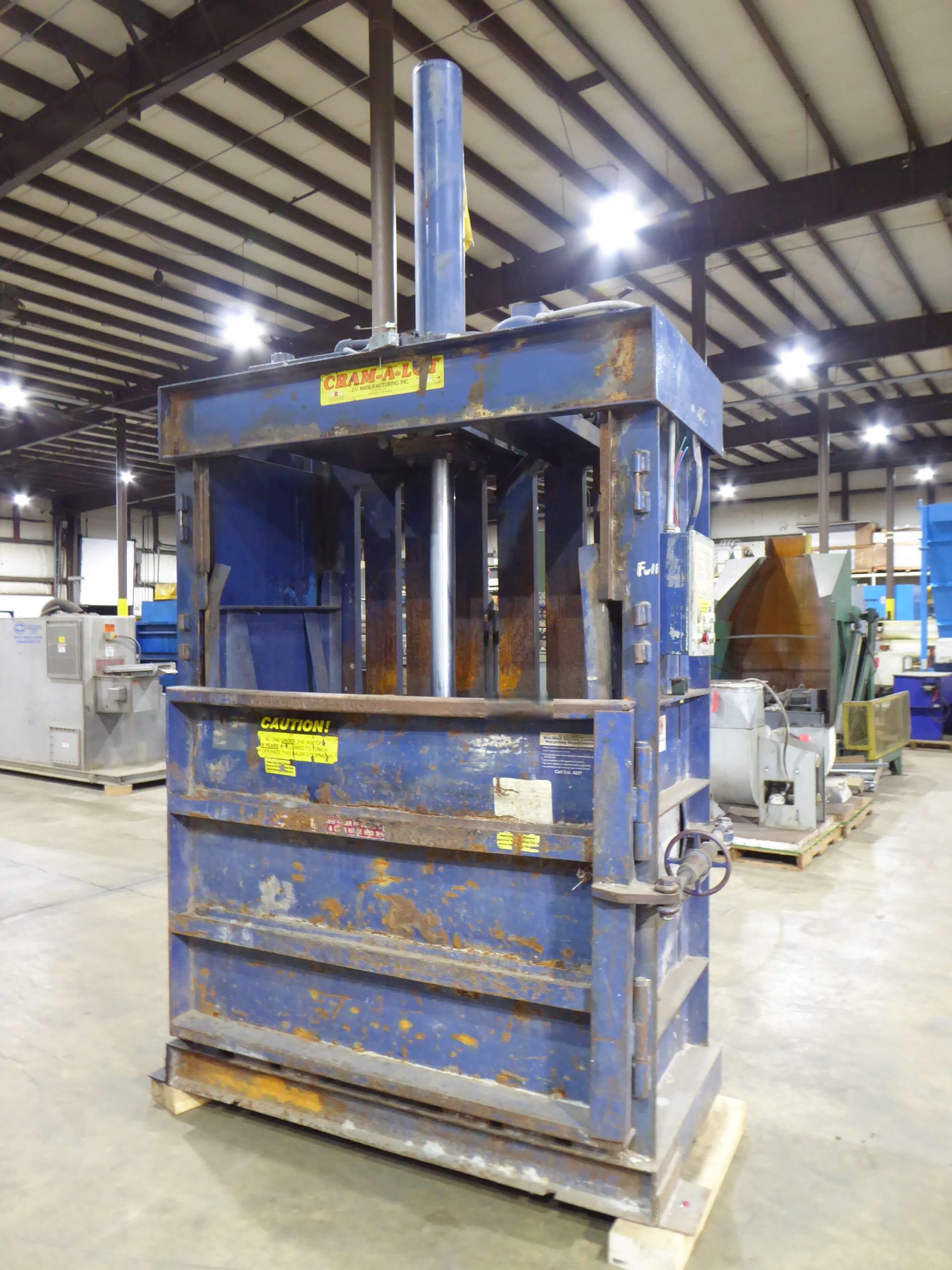 Cram-A-Lot Model 60 Vertical Baler MH2393 - Lanco Corporation | Used Industrial Equipment
