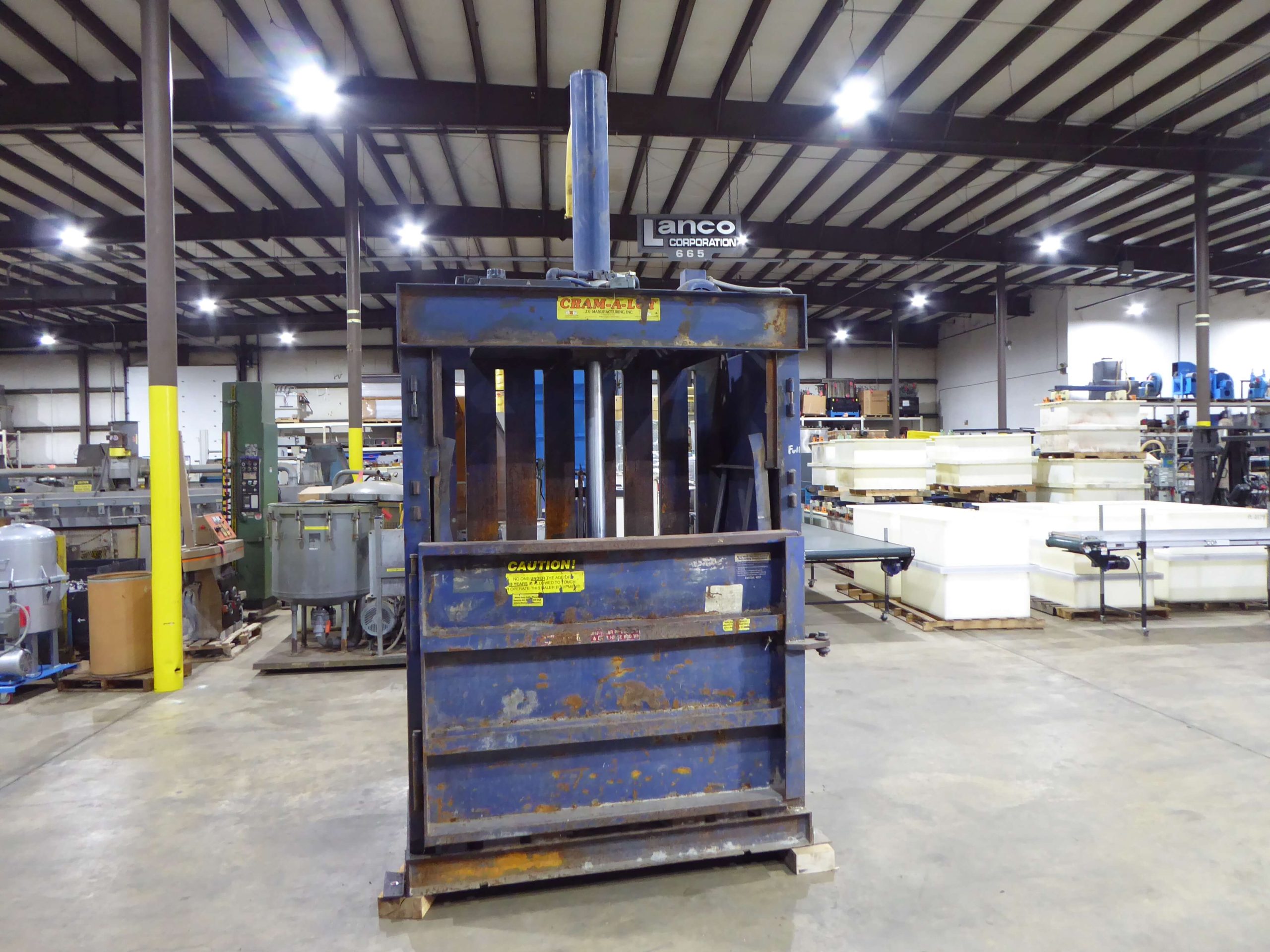 Cram-A-Lot Model 60 Vertical Baler MH2393 - Lanco Corporation | Used ...