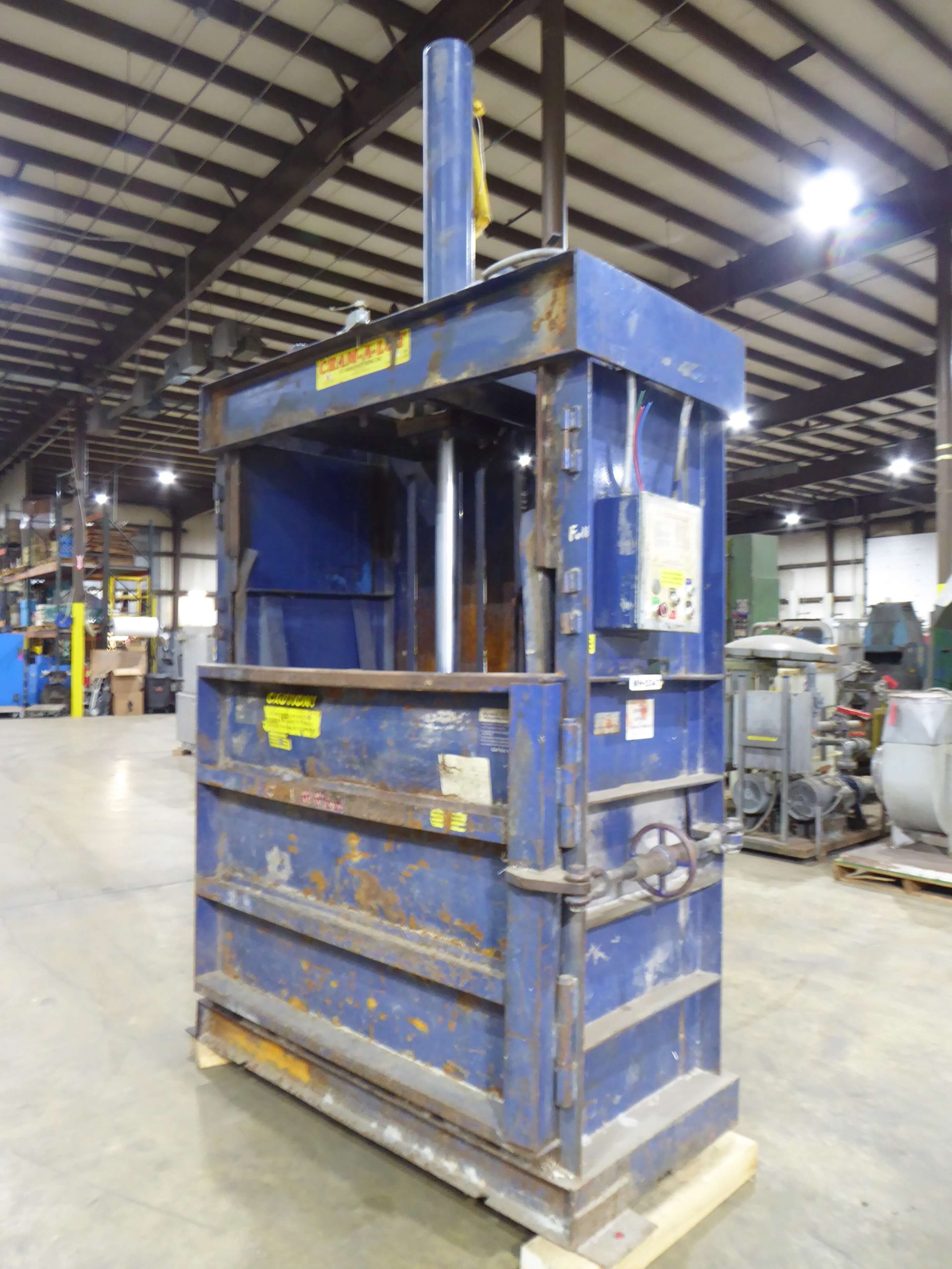 Cram-A-Lot Model 60 Vertical Baler MH2393 - Lanco Corporation | Used Industrial Equipment