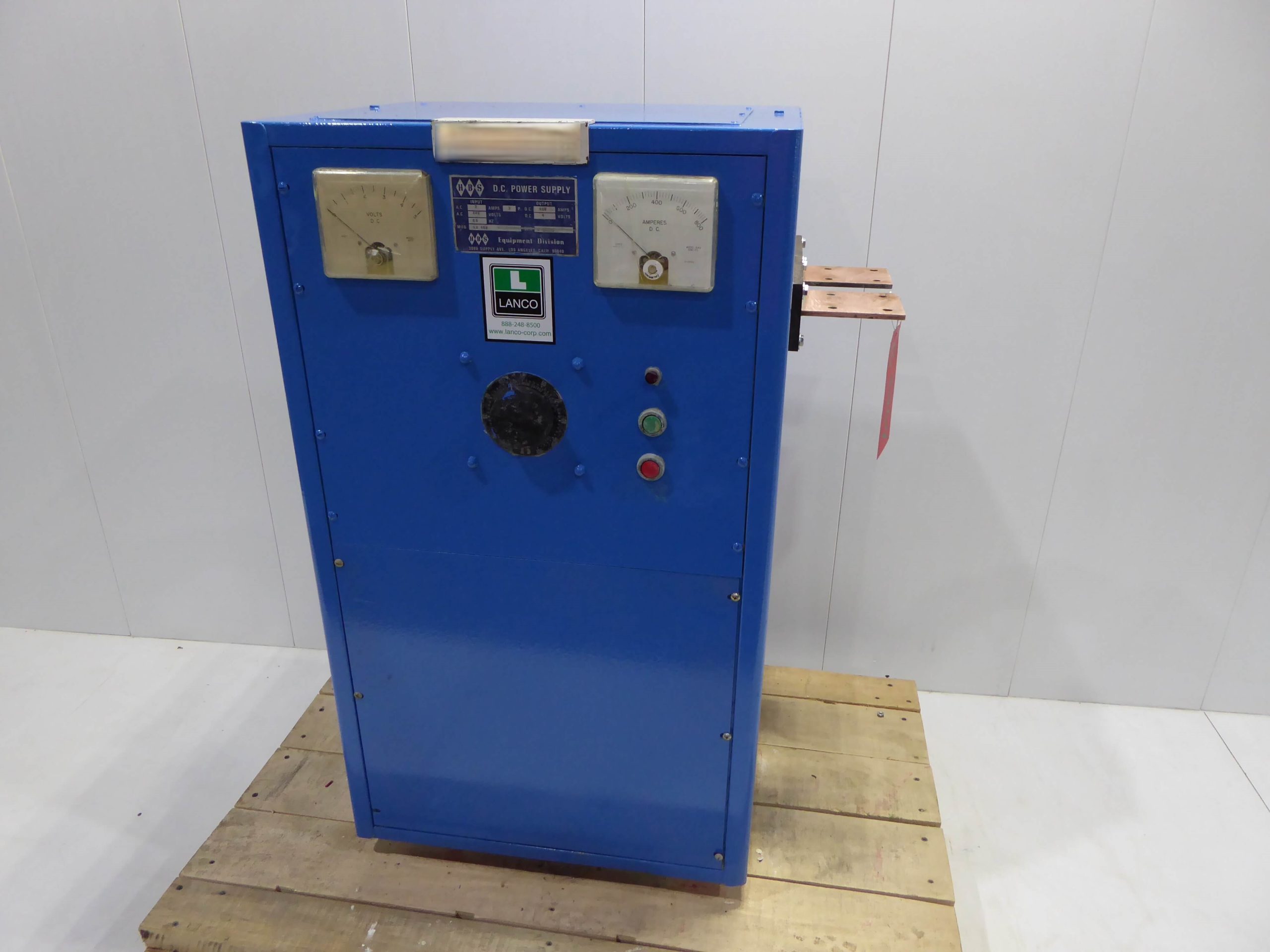 800 Amp HBS 4 Volt Rectifier R3400 - Lanco Corporation | Used ...