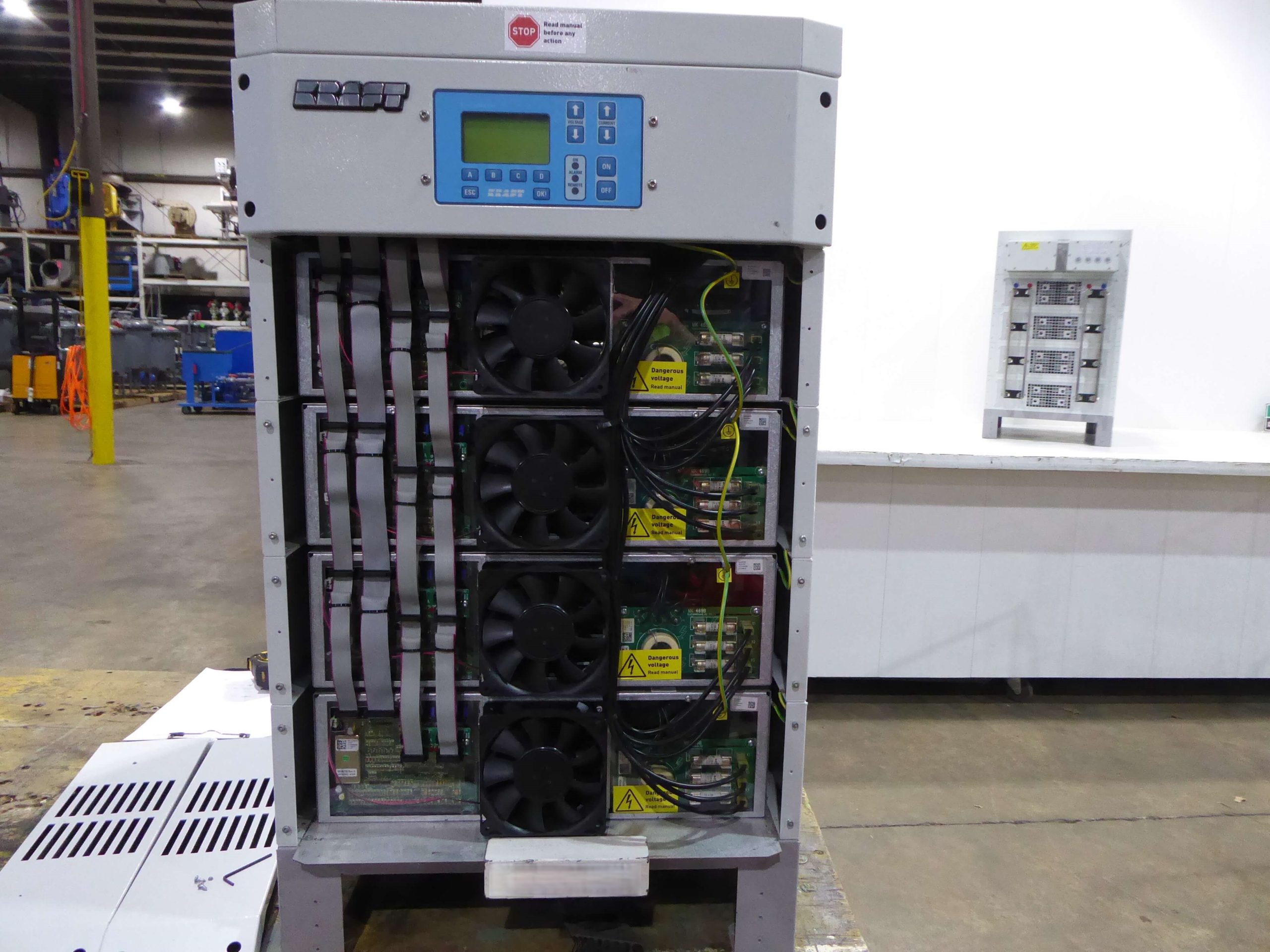 1000 Amp Dual Kraft Powercon 12 Volt Rectifier R3458 - Lanco ...