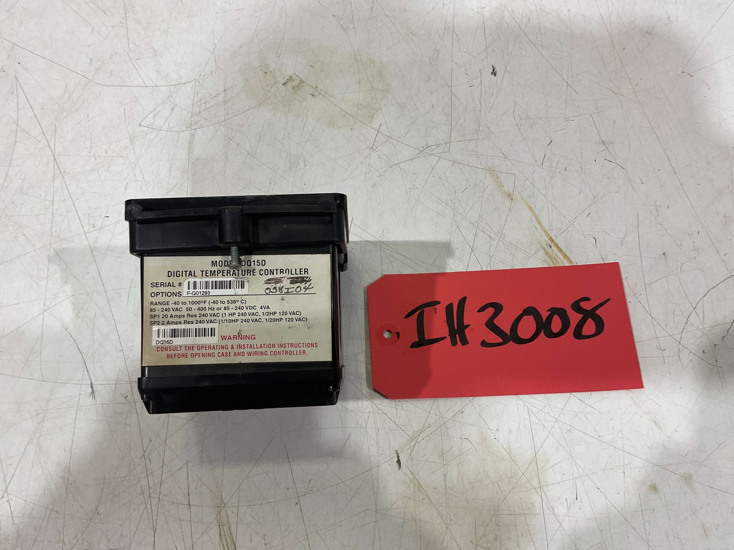 Process Technology DQ15D Temperature Controller IH3008 - Lanco ...