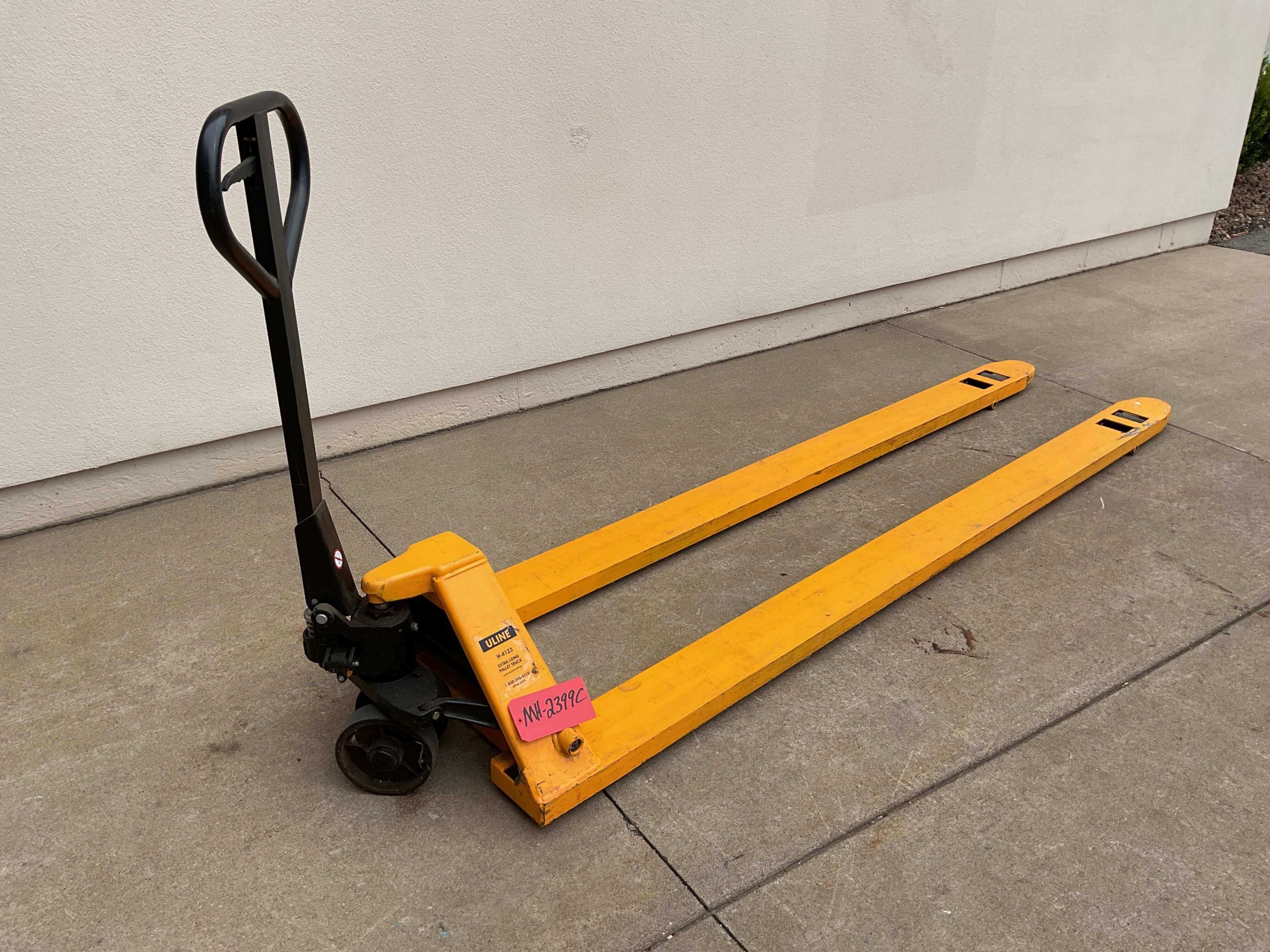 Uline 5500 lb. Capacity Extra Long Fork Pallet Jack MH2399C - Lanco ...