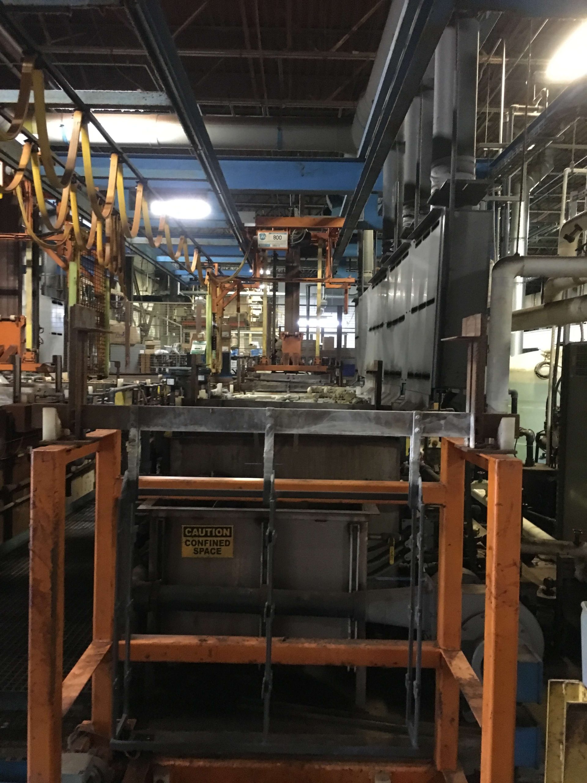 19 Station Automated Iron Phosphate Plating Line PL2213CN