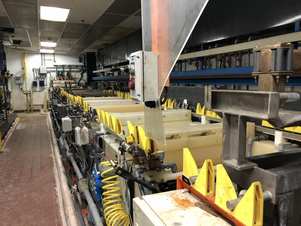 25 Station Automated Electroless Copper Plating Line PL2214CN