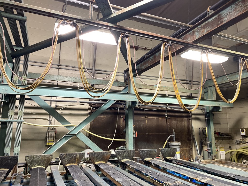 Harshaw 62 Station Automated Rack Plating Line PL2215 - Lanco ...