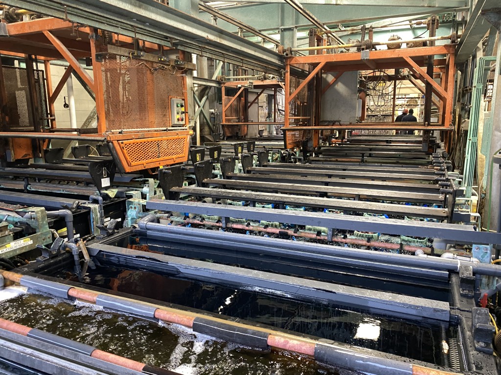 All Tech Engineering 46 Station Automatic Rack Plating Line PL2216