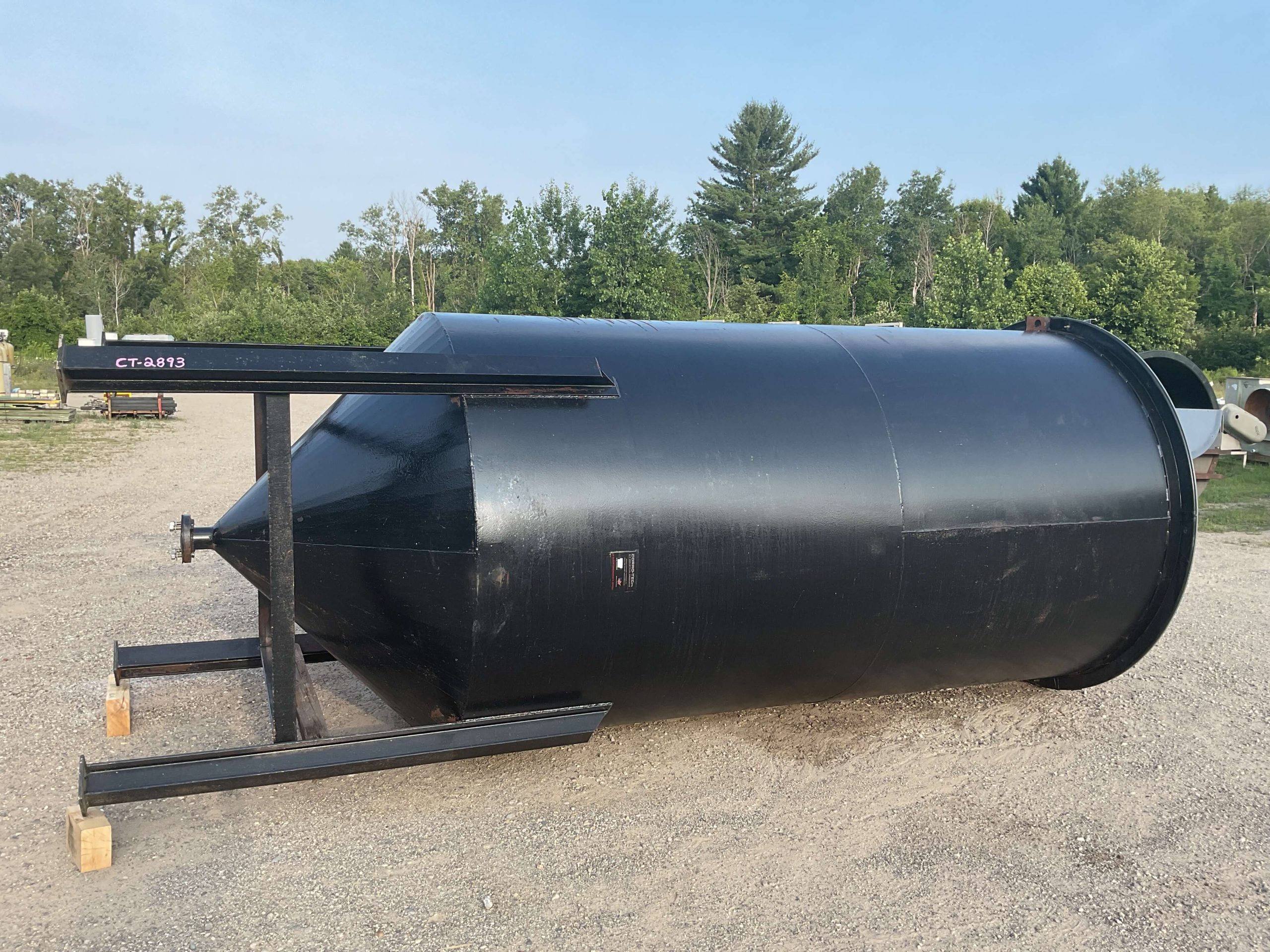 2325 Gallon Steel Corro-Tech Rubber Lined Round Tank CT2893 - Lanco Corporation | Used ...