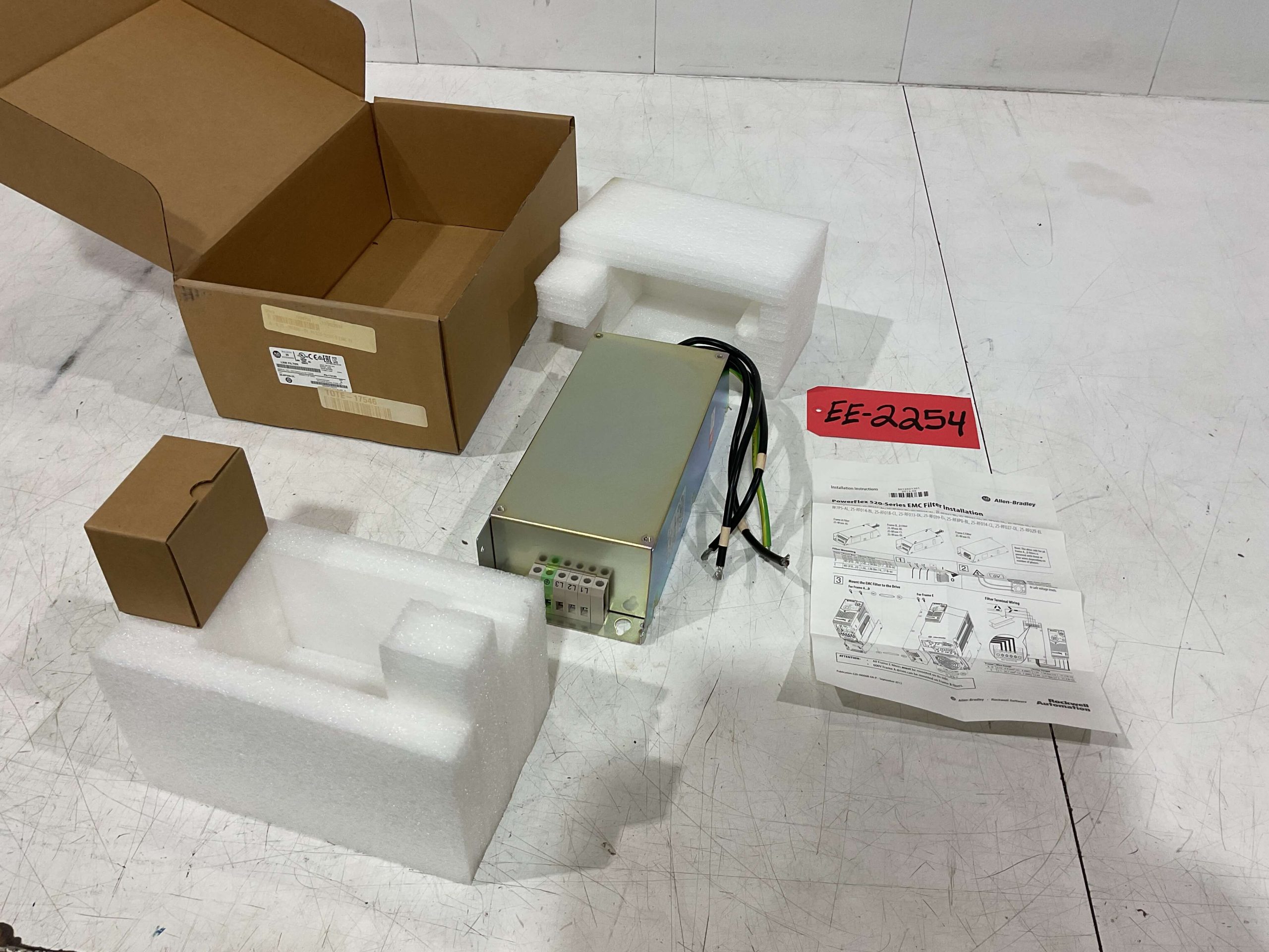 Allen Bradley Powerflex 520 Series EMC Filter EE2254 - Lanco ...