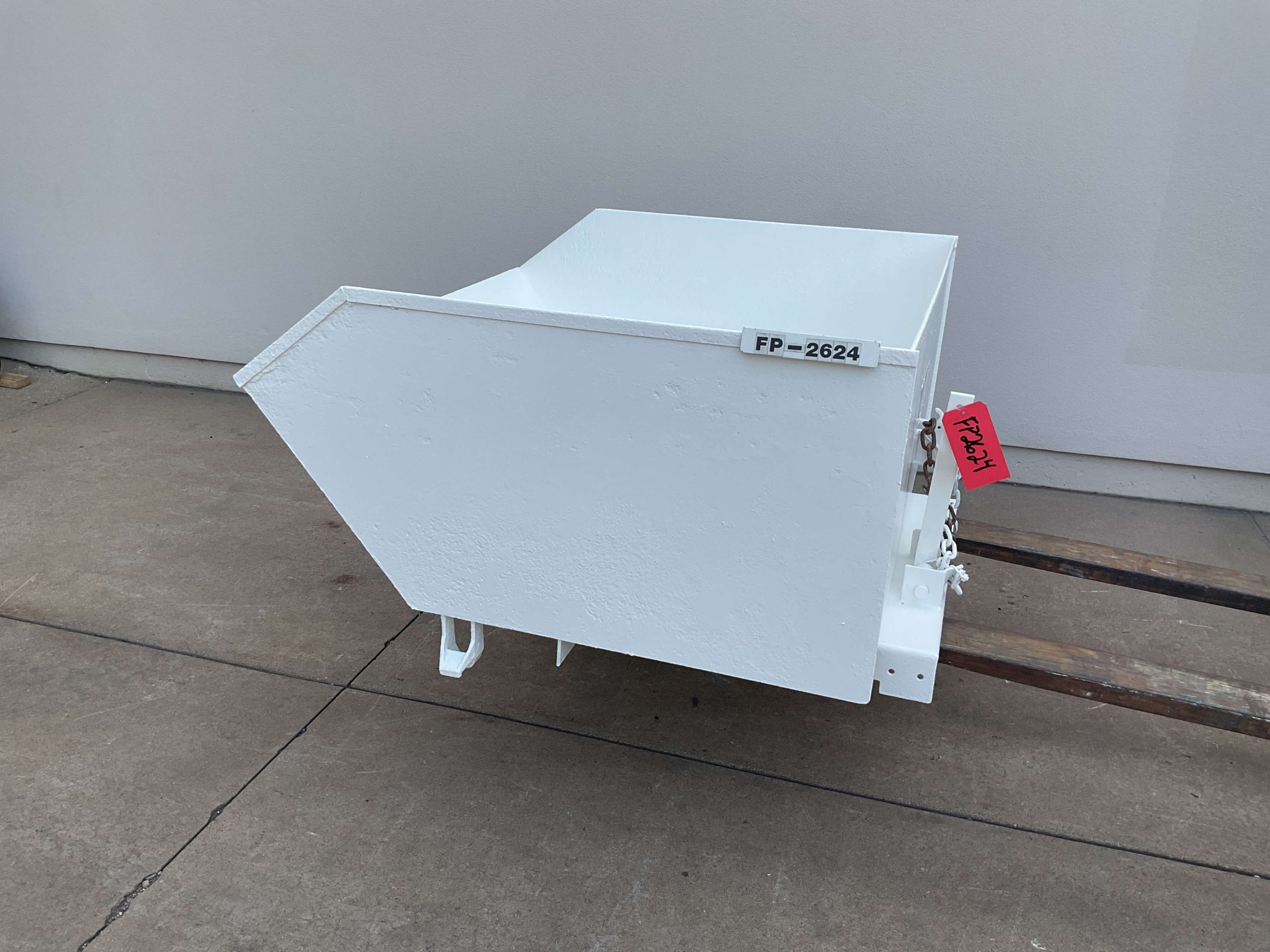 10 Cu' Steel Sludge Hopper FP2624 - Lanco Corporation | Used Industrial ...