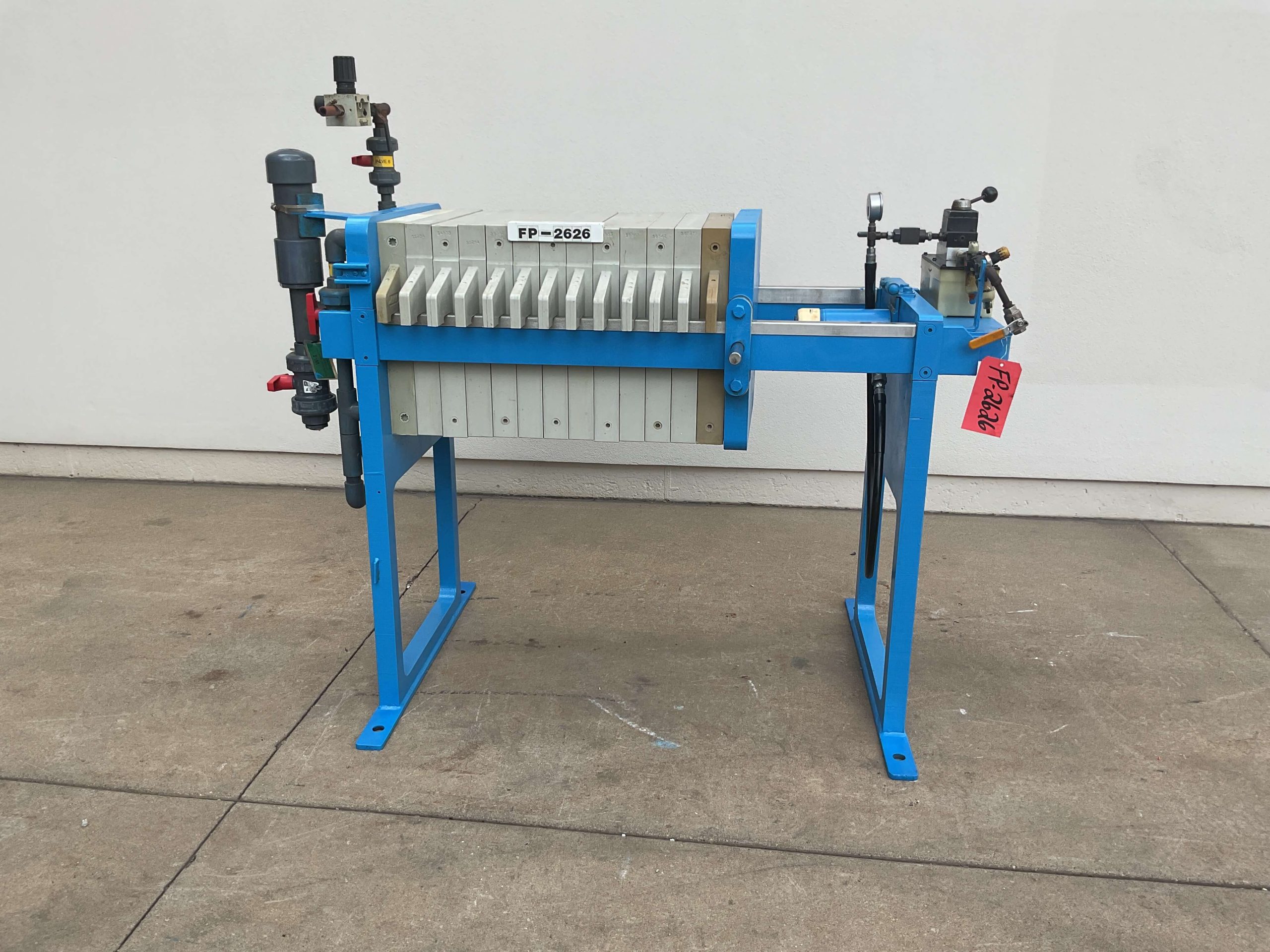 JWI 2 Cu' Air/Hydraulic Filter Press FP2626 - Lanco Corporation | Used ...