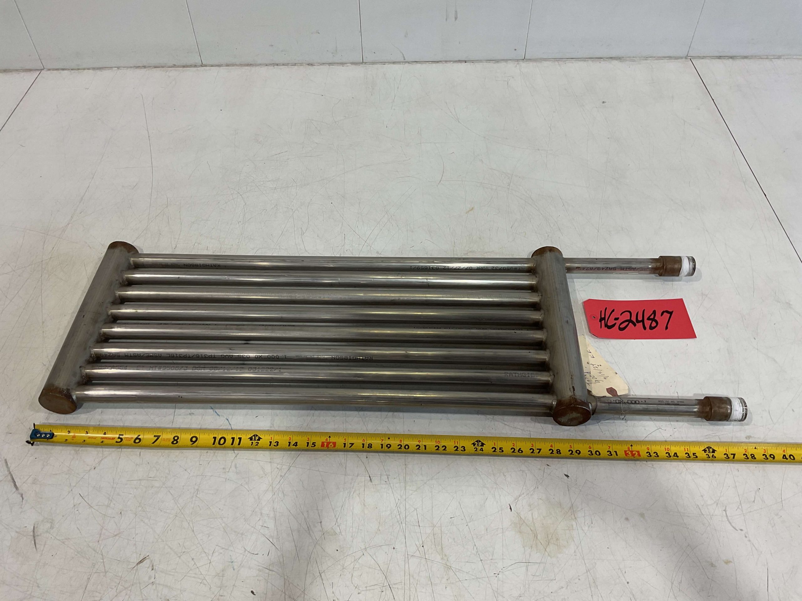 Stainless Steel 8"L x 12"W x 30"H Grid Heating Coil HC2487 - Lanco ...