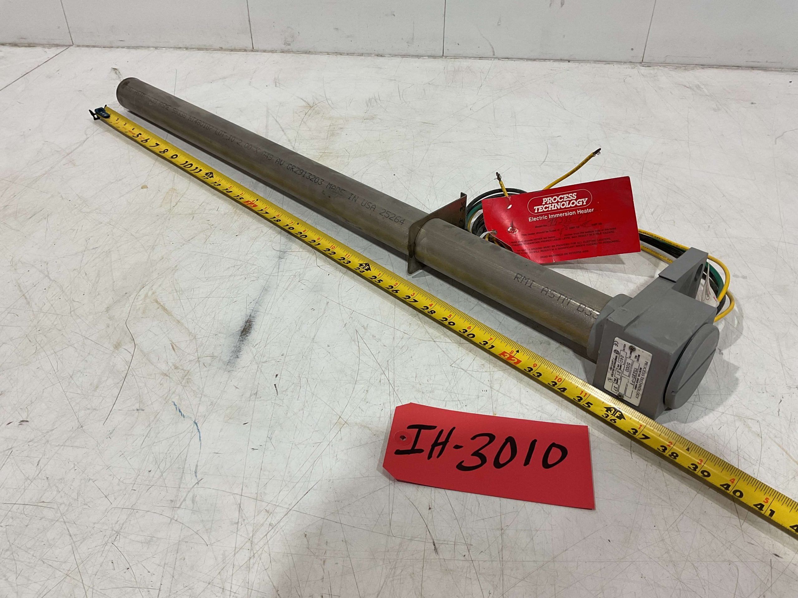 Process Technology 38" Titanium Immersion Heater IH3010 - Lanco ...