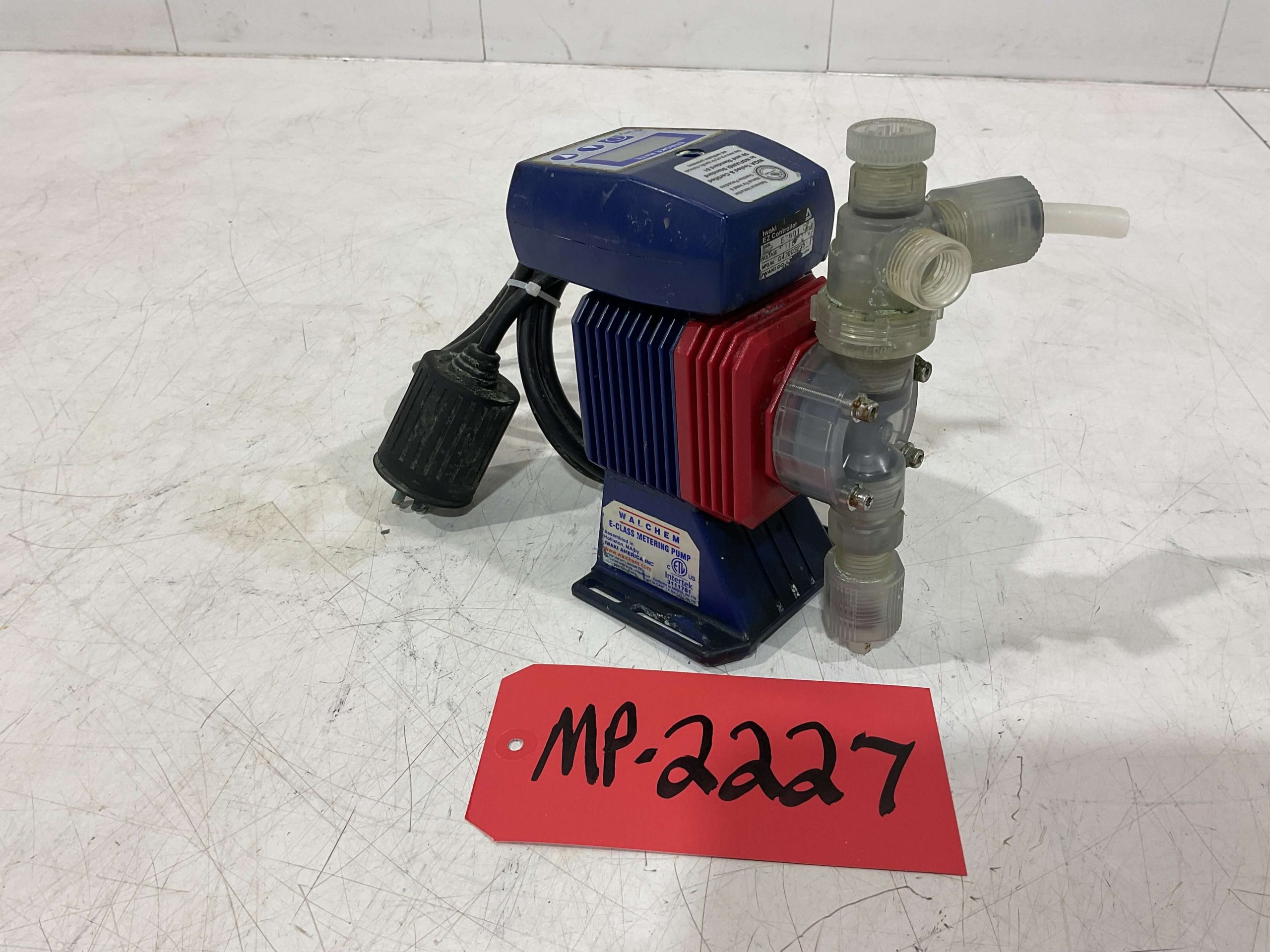Iwaki 1 GPH Metering Pump MP2227 - Lanco Corporation | Used Industrial ...