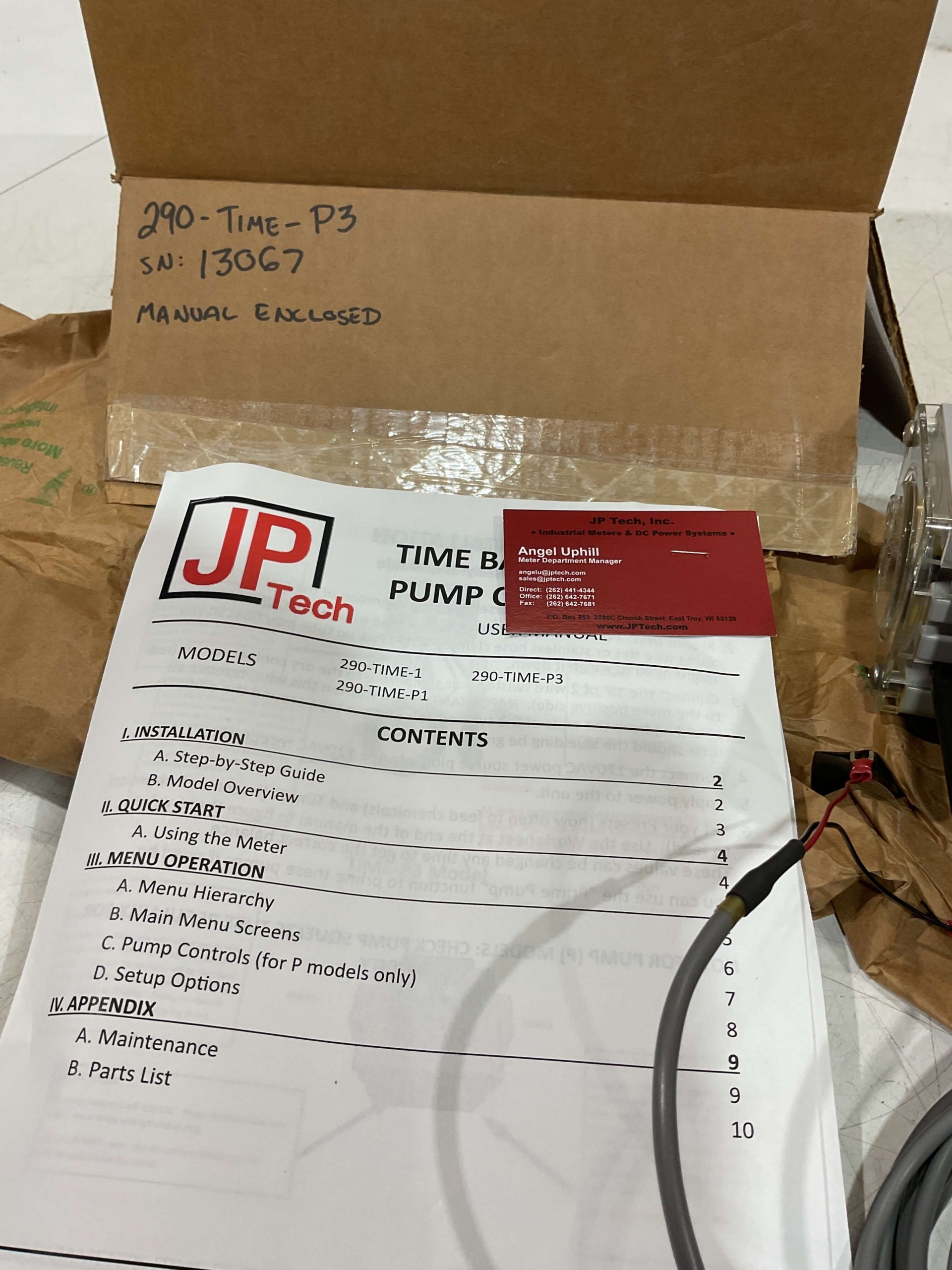 JP Tech Time Based Meter Pump Controller R3480 - Lanco Corporation ...