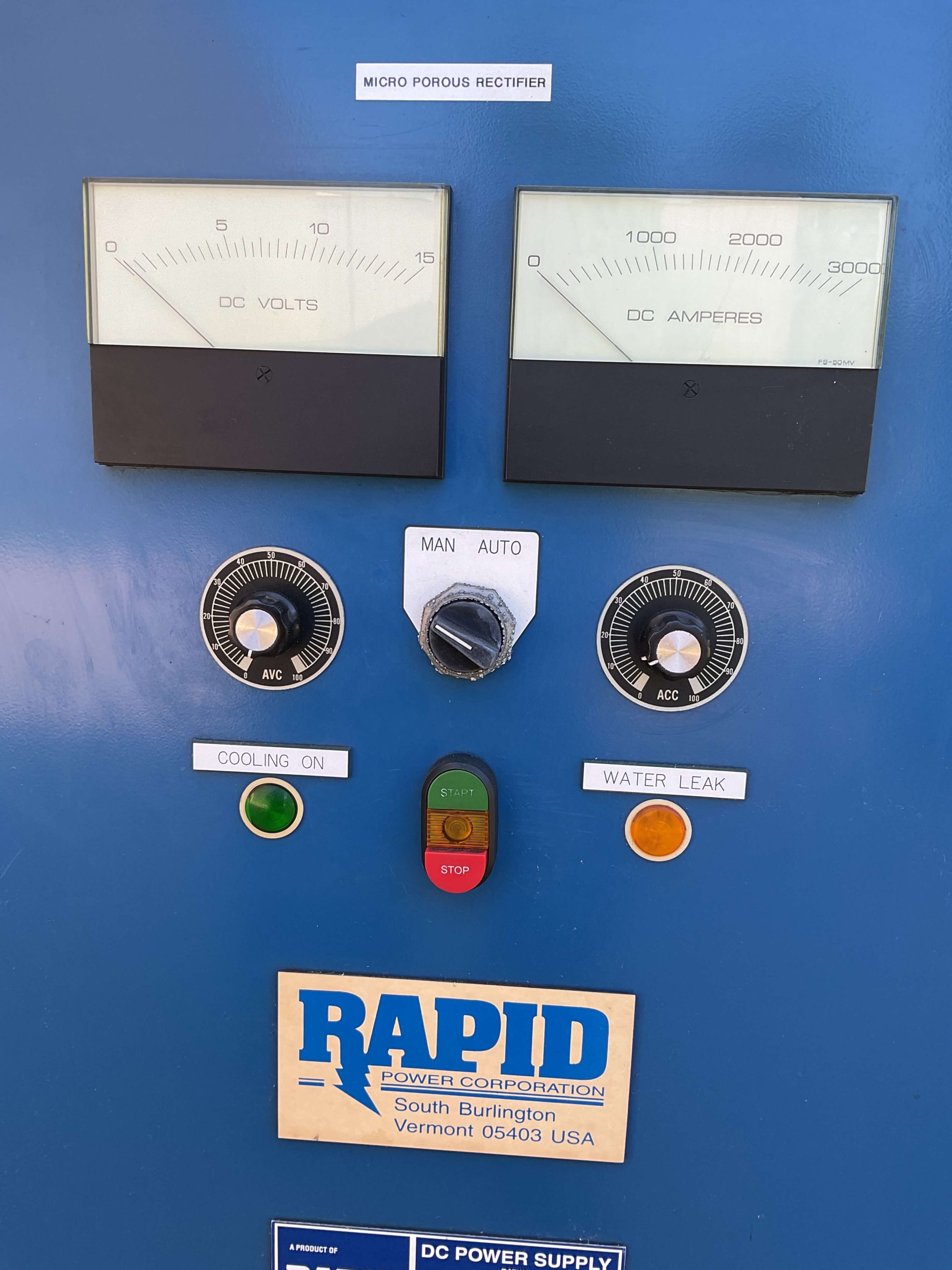 3000 Amp Rapid 12 Volt Rectifier R3504 - Lanco Corporation | Used ...