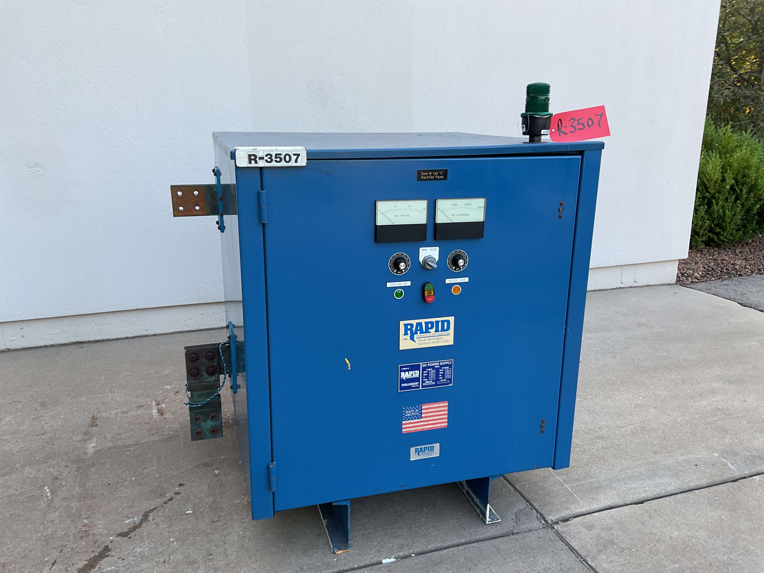 3000 Amp Rapid 12 Volt Rectifier R3507 - Lanco Corporation | Used ...